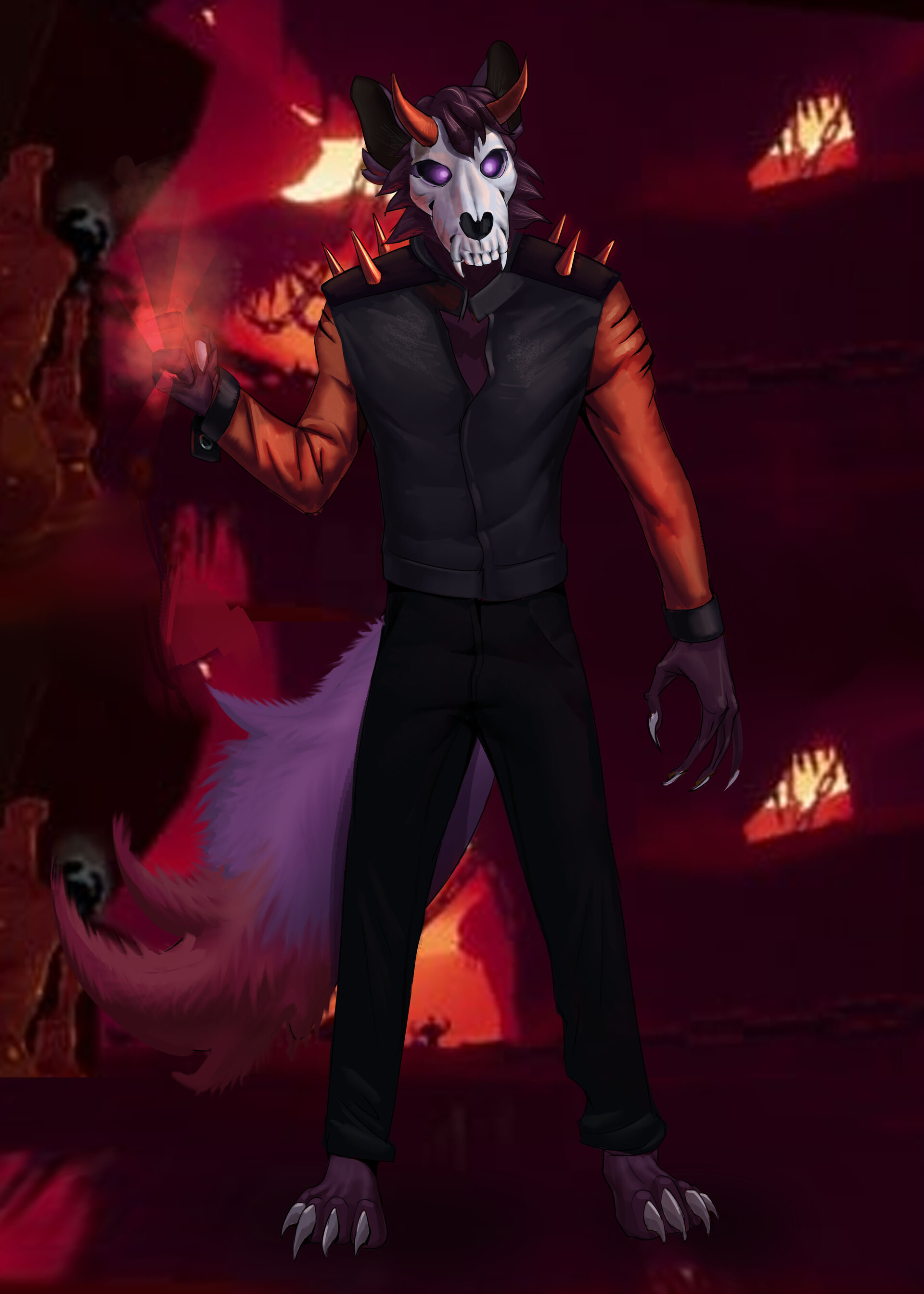 ArtStation - Burning undead feral