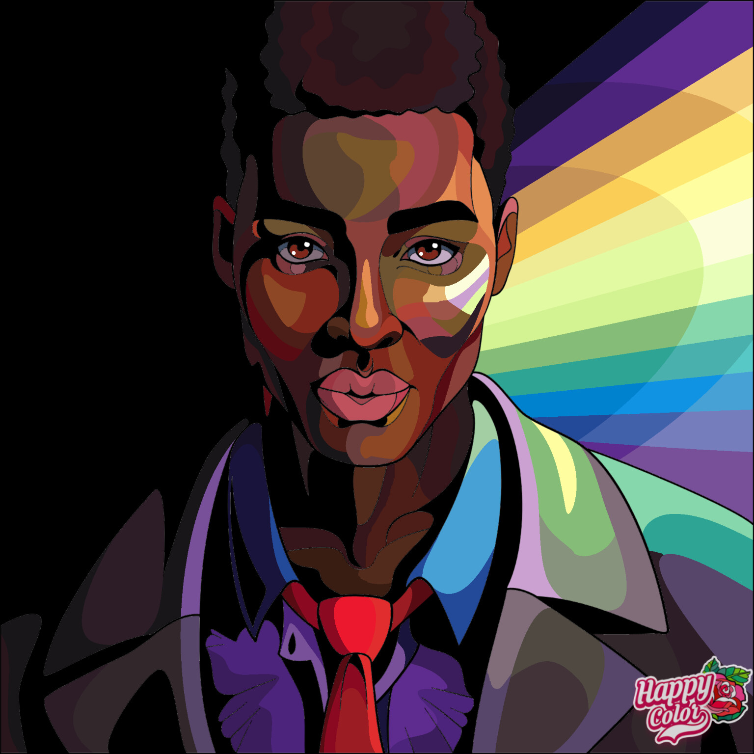 ArtStation - Handsome Boy Rainbow 🌈