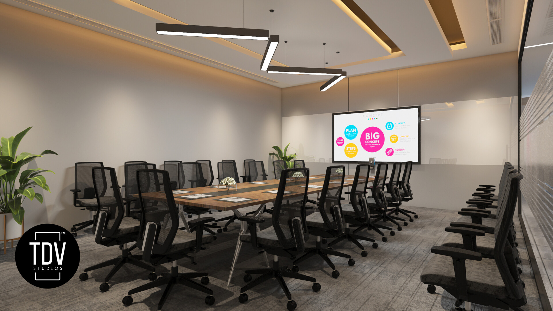 ArtStation - 3D Commercial Conference Area