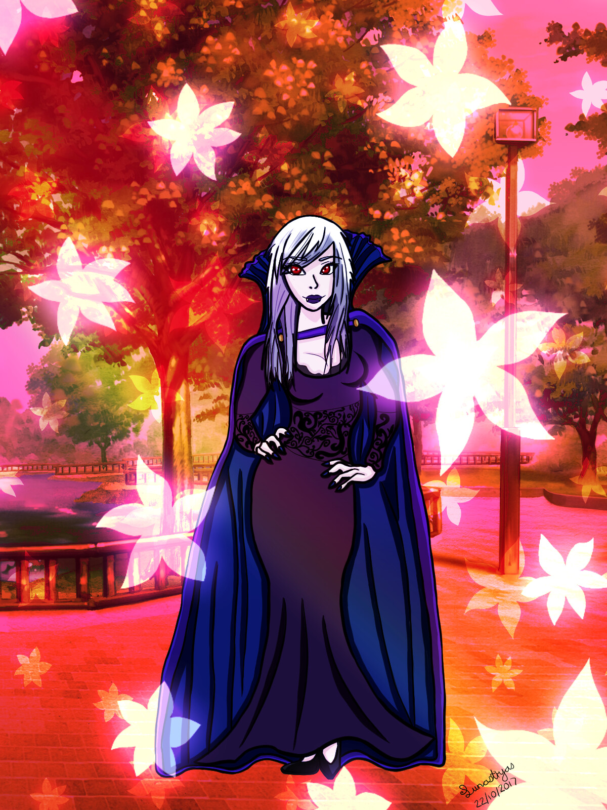 ArtStation - Aria OC Vampire Outfit