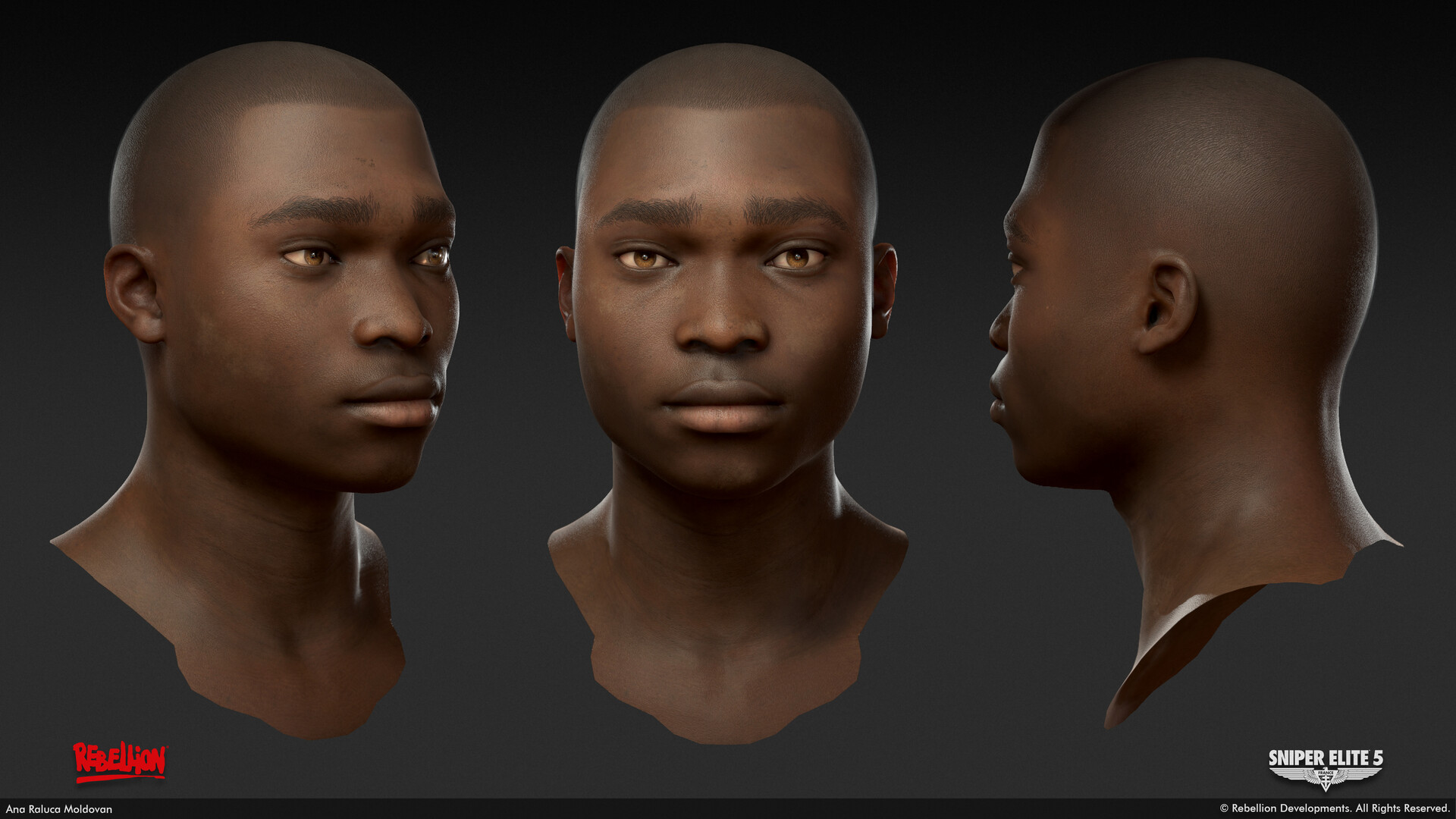 Ana Moldovan - Sniper Elite 5 - Heads & Hair