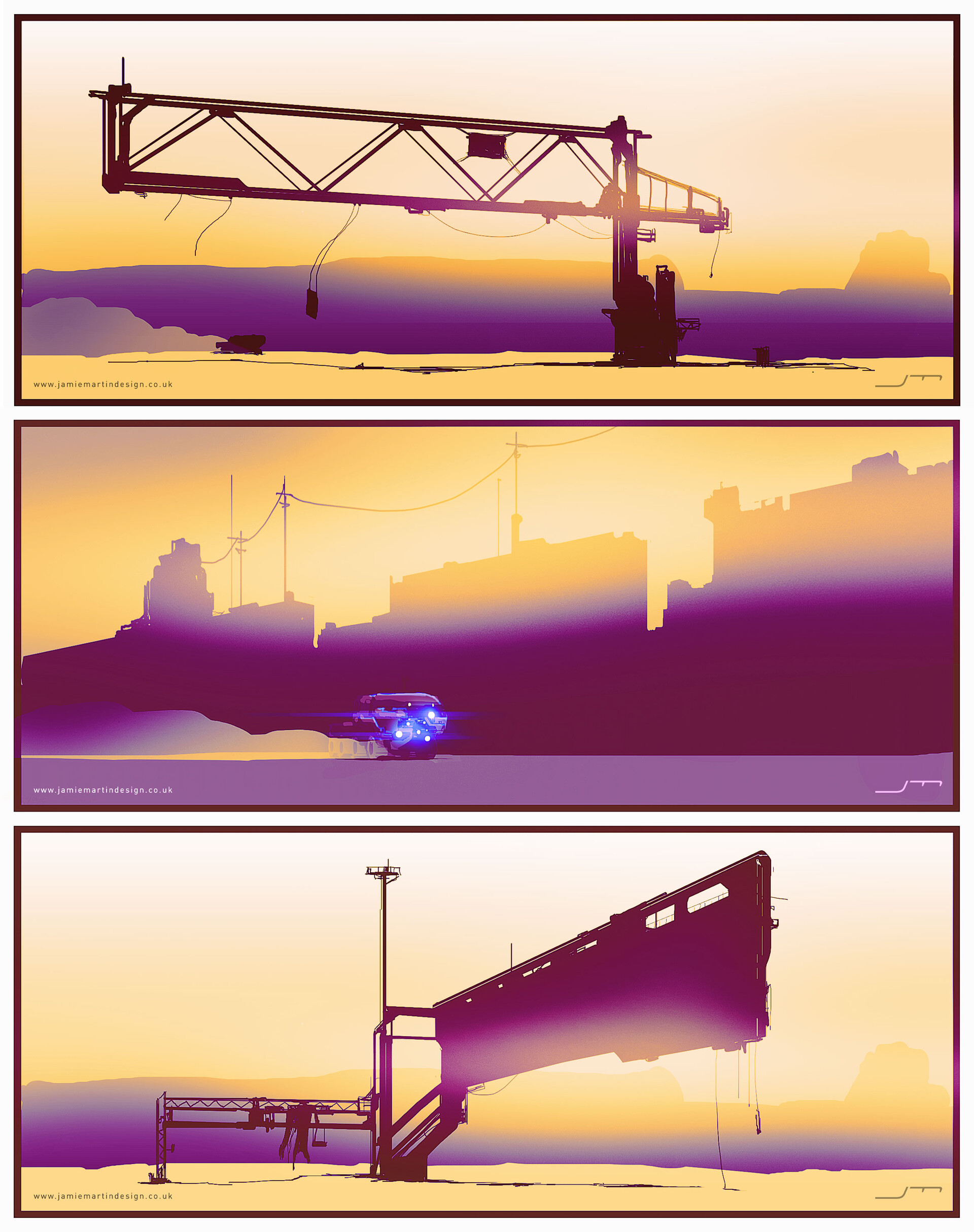 Jamie Martin - 'Nautical' environments (01) - concept art