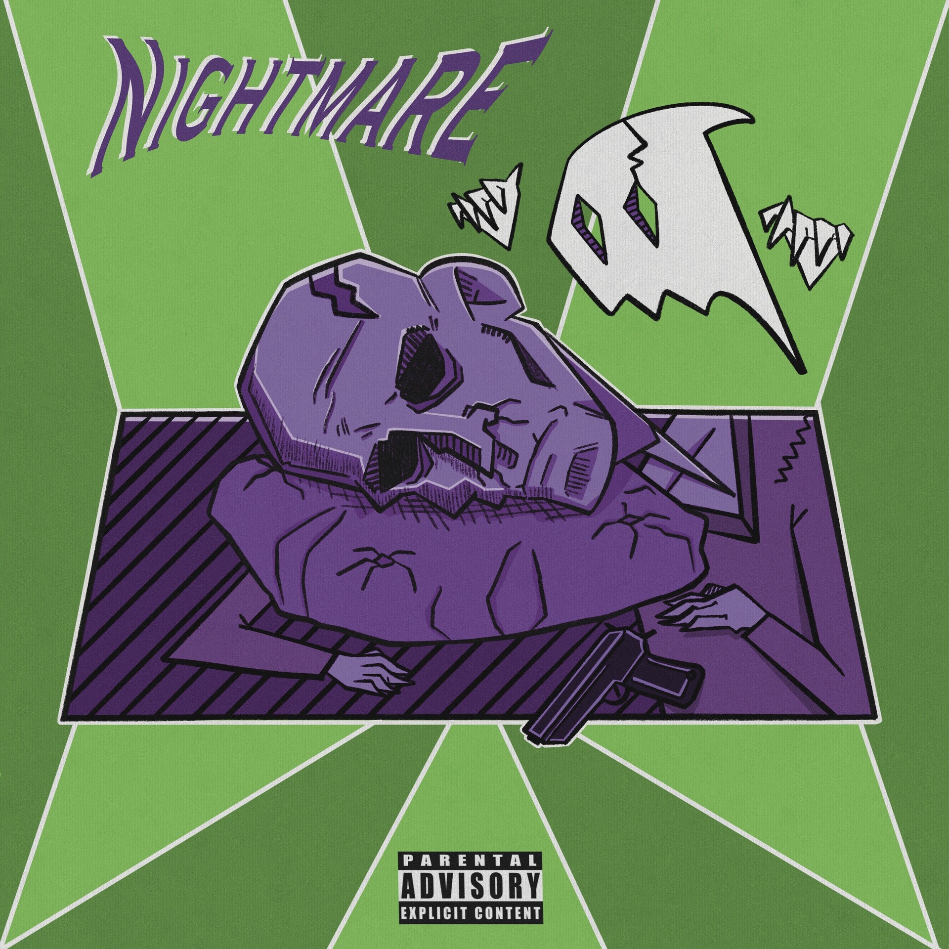 ArtStation - Nightmare - CD Cover