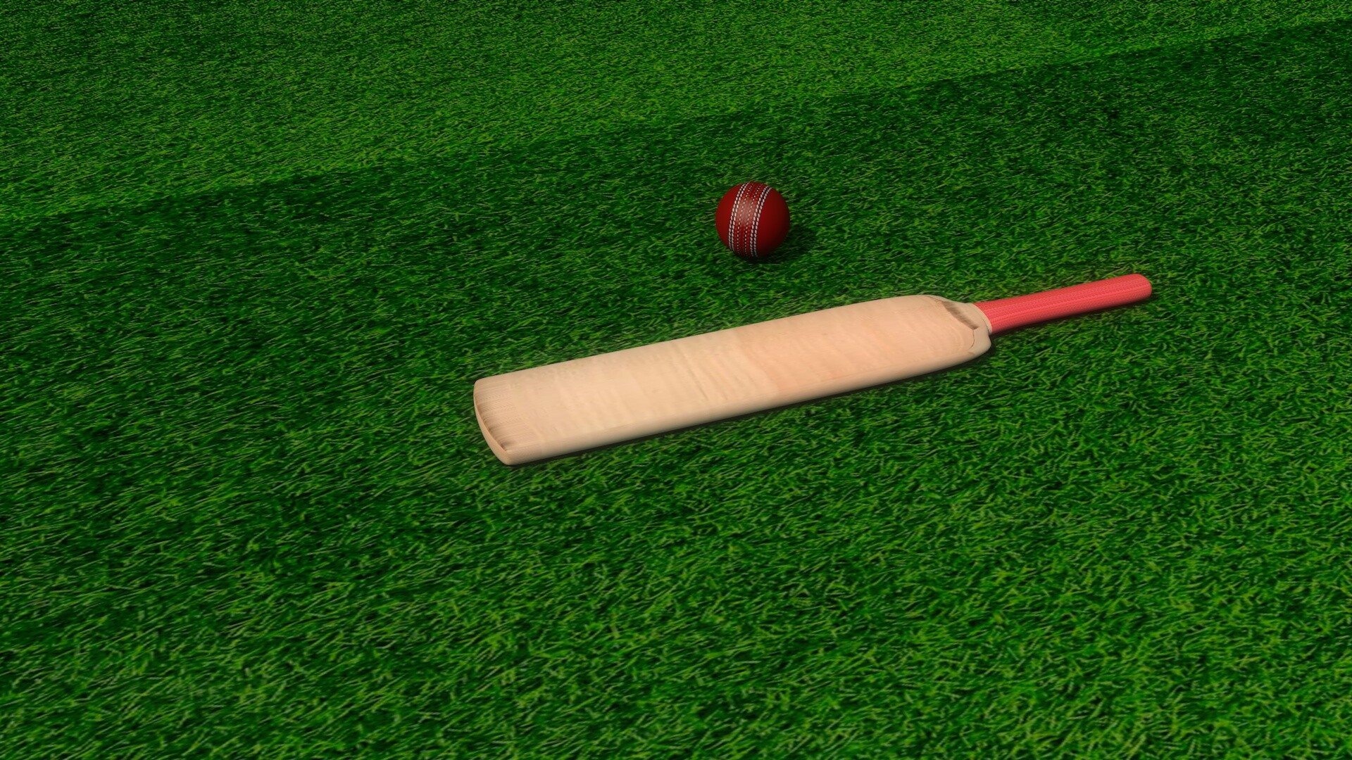 ArtStation - CRICKET BAT AND BALL