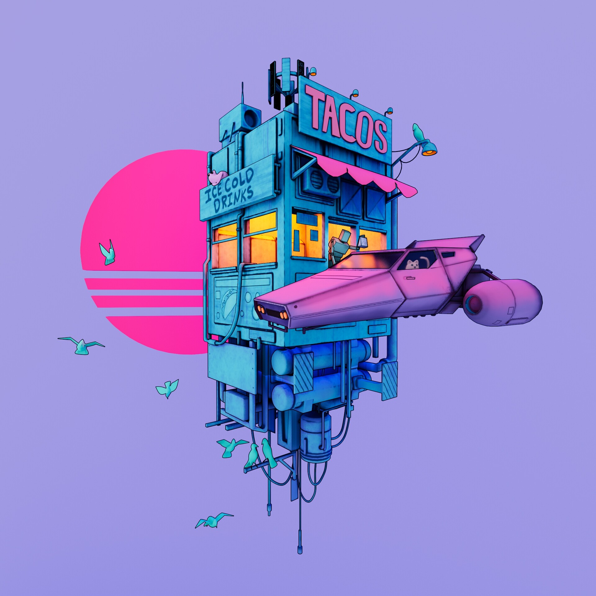 ArtStation - Tacos in Space