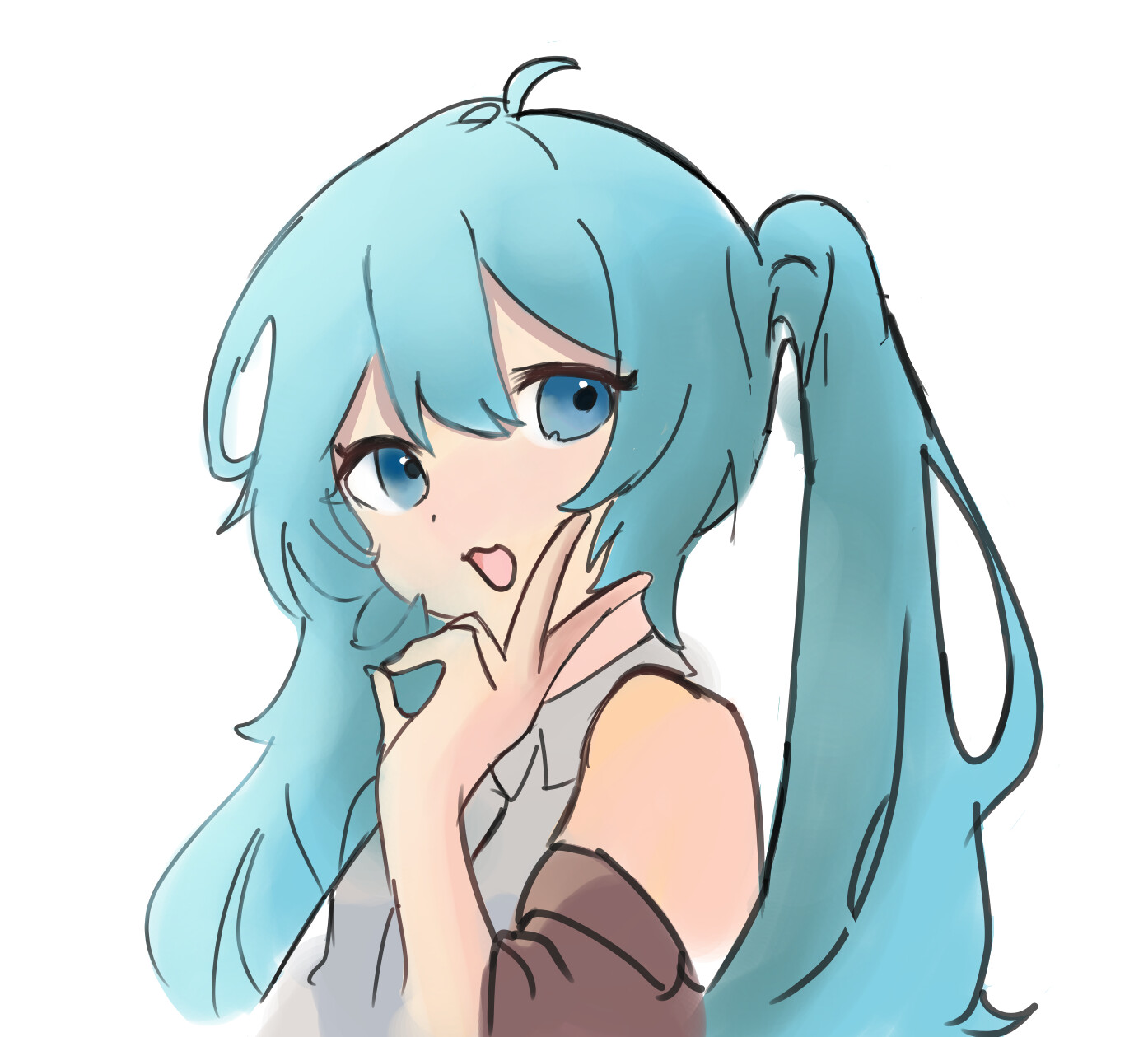 ArtStation - Miku fanart 8-23-22