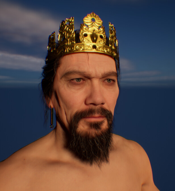 ArtStation - Bilge Khan's Golden Crown