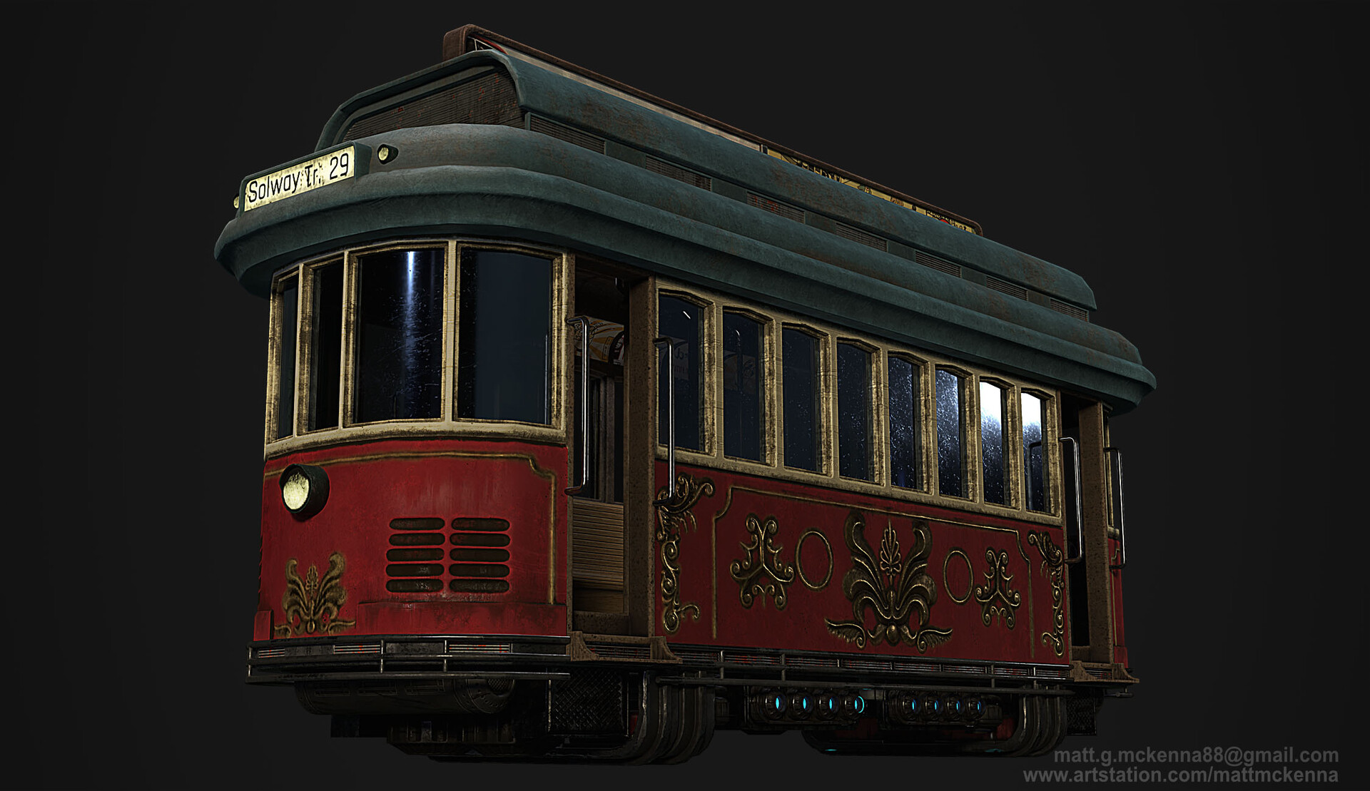 ArtStation - Highflying Tram!