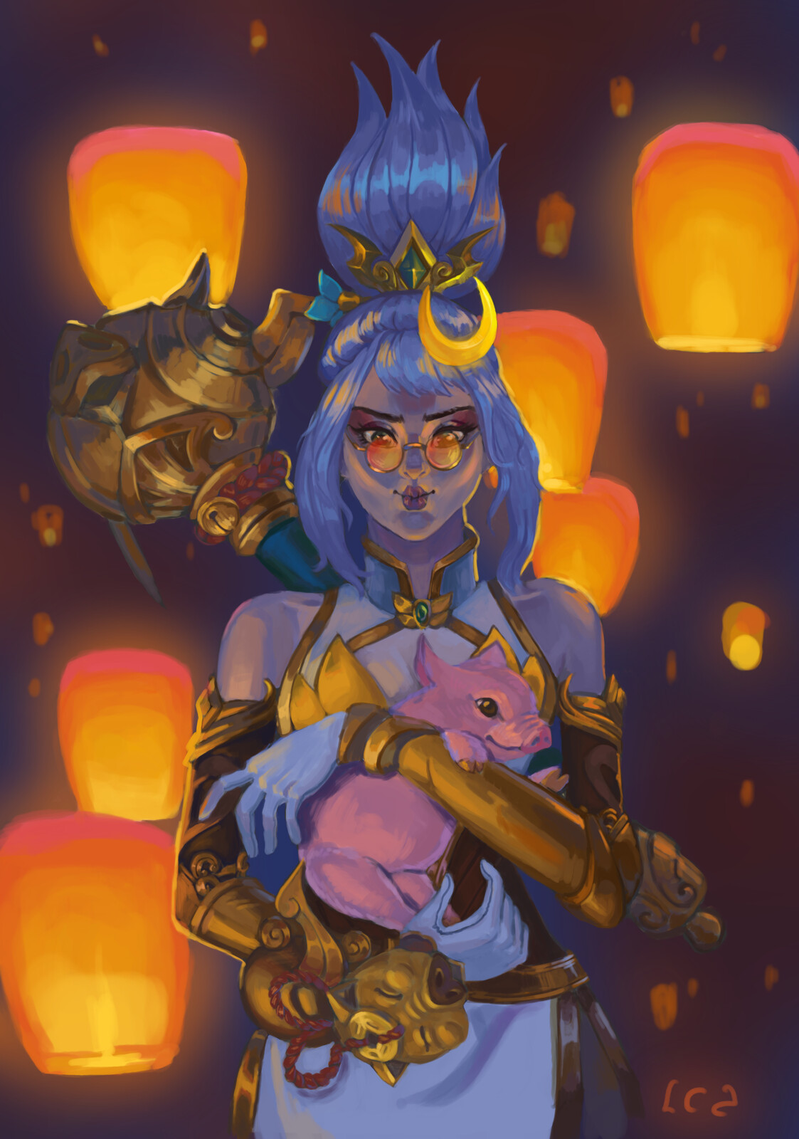 Lyubov Bondareva - League of Legends Firecracker Vayne fan art