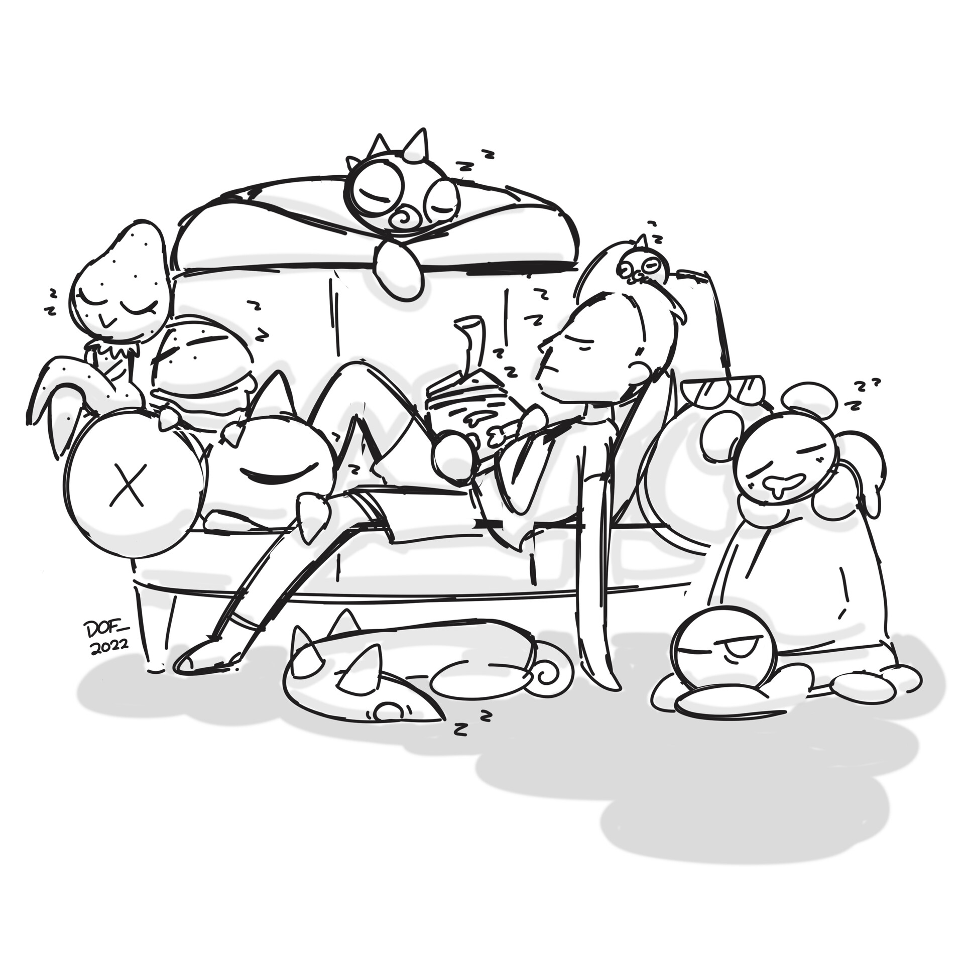 ArtStation - Squad Sleep