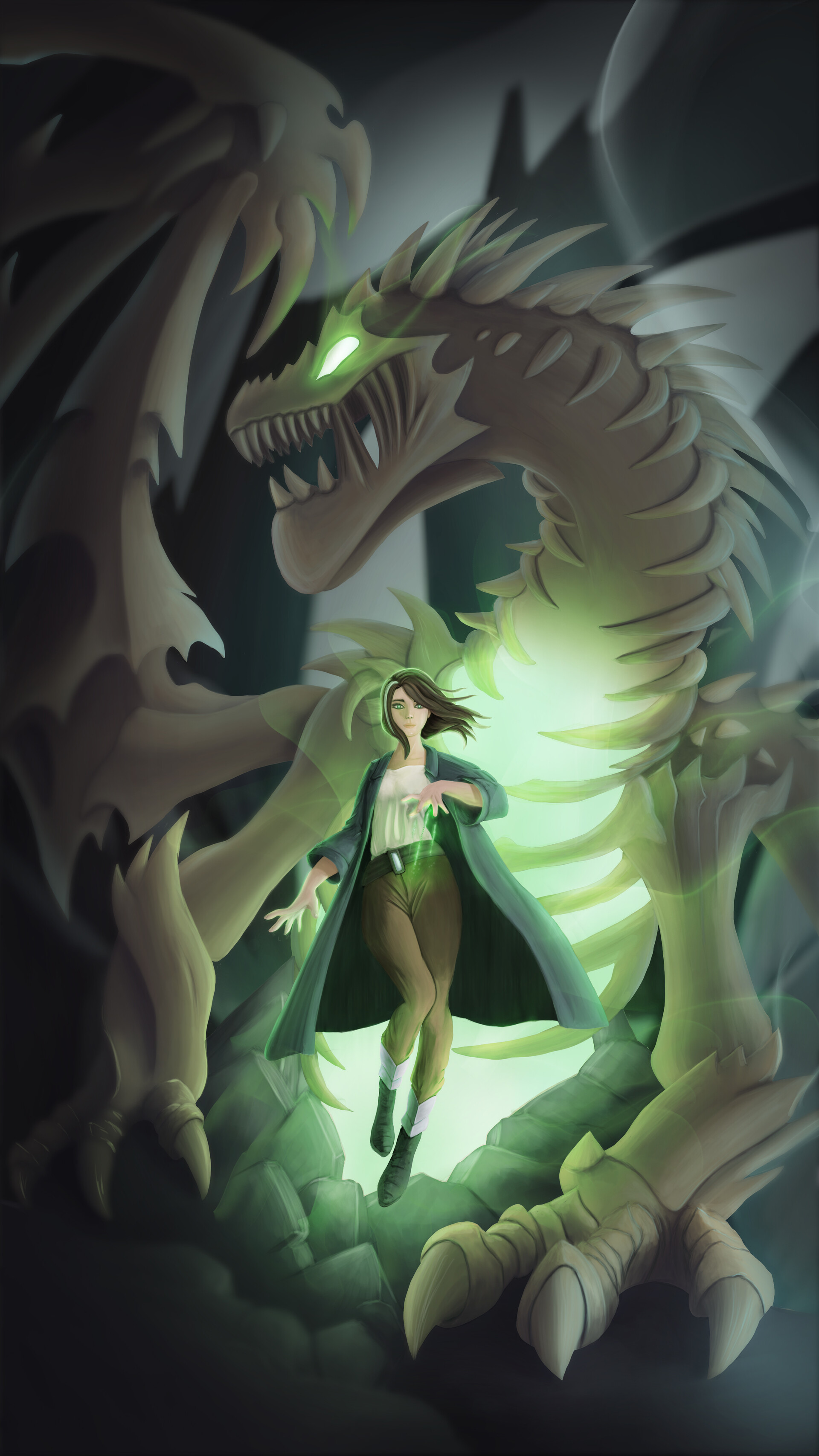 ArtStation - Warlock with Patron DnD