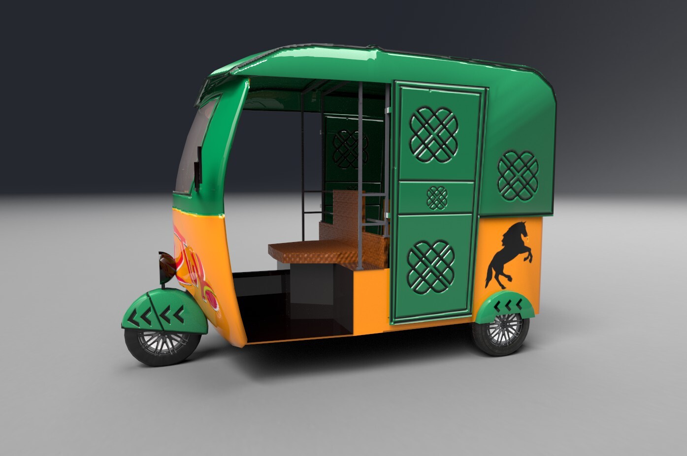 ArtStation - TUK TUK RIKSHA (3D MODEL)