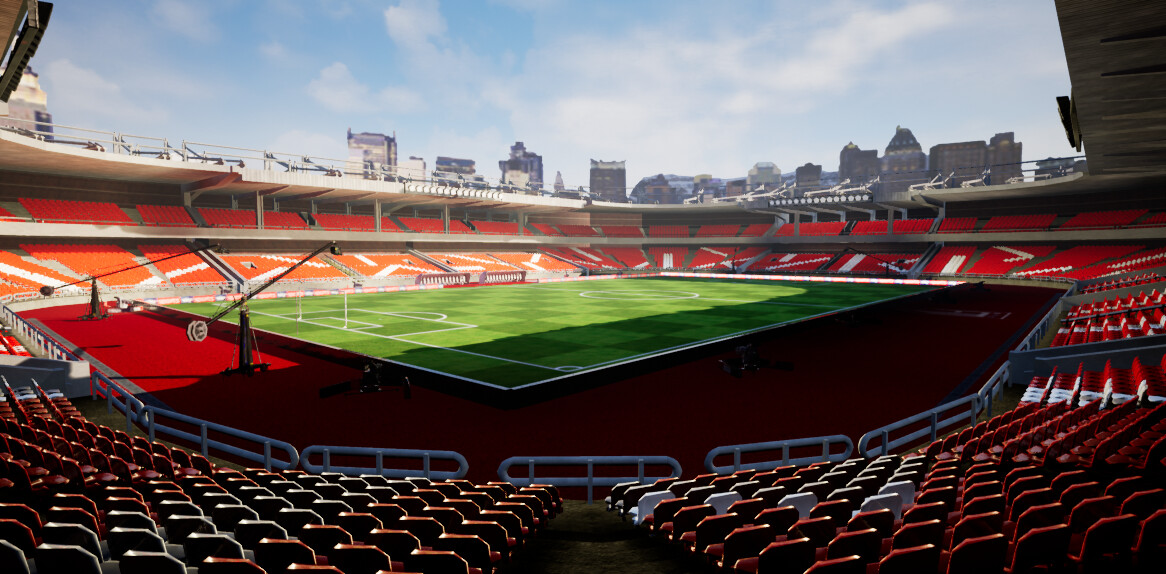 ArtStation - Rounded Corner Stadium