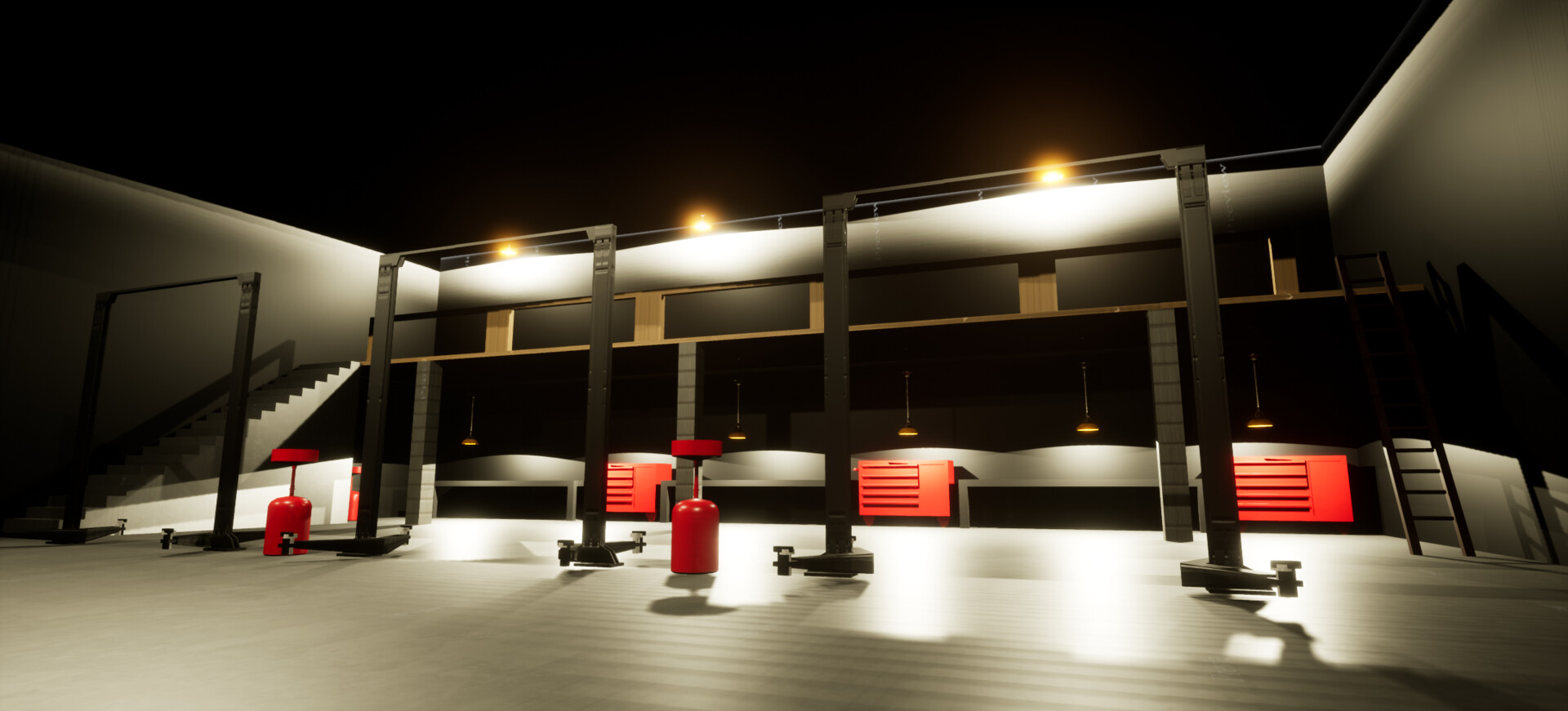 ArtStation - Modern Garage Scene | Unreal Engine + 3Ds Max