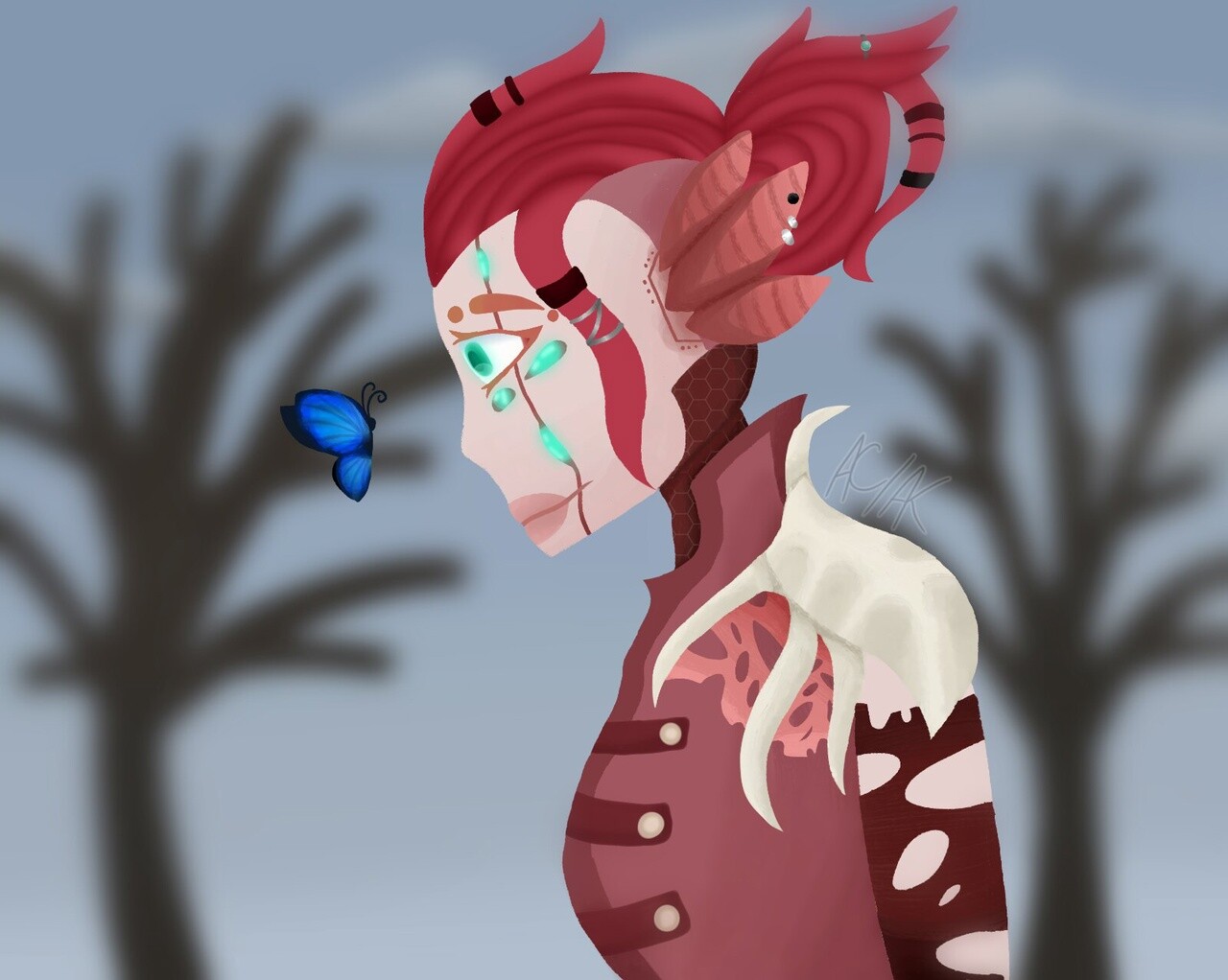 ArtStation - The Explorer and the butterfly