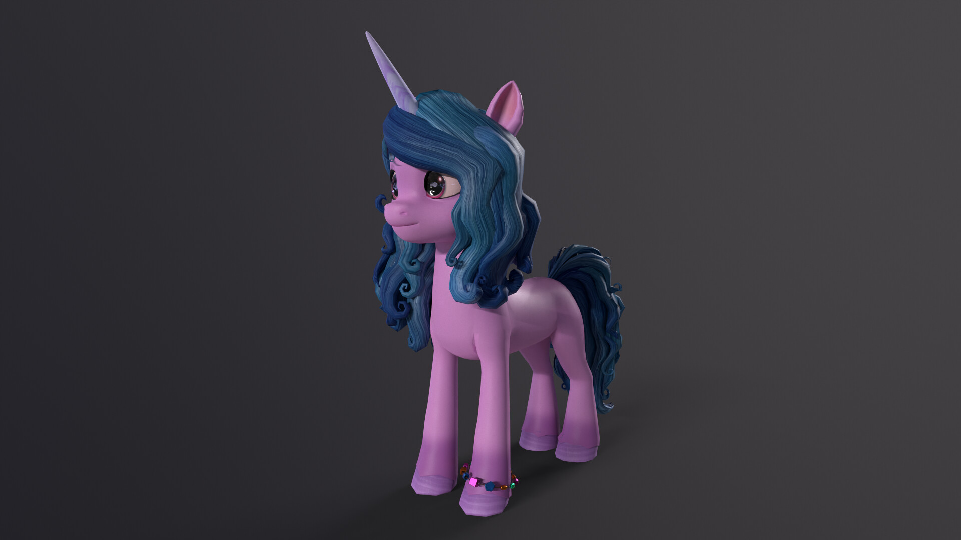 Joaquín Nicolás Gresta - My little pony - Low Poly models for Roblox - Izzy