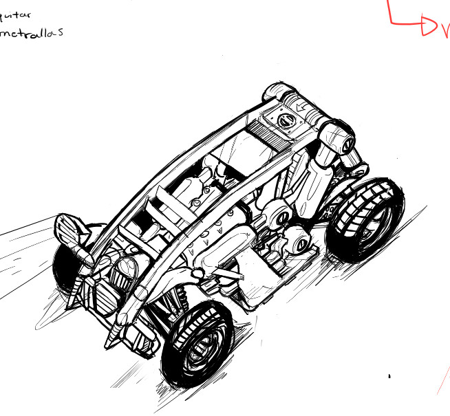 ArtStation - Recon Buggy Picocad Model