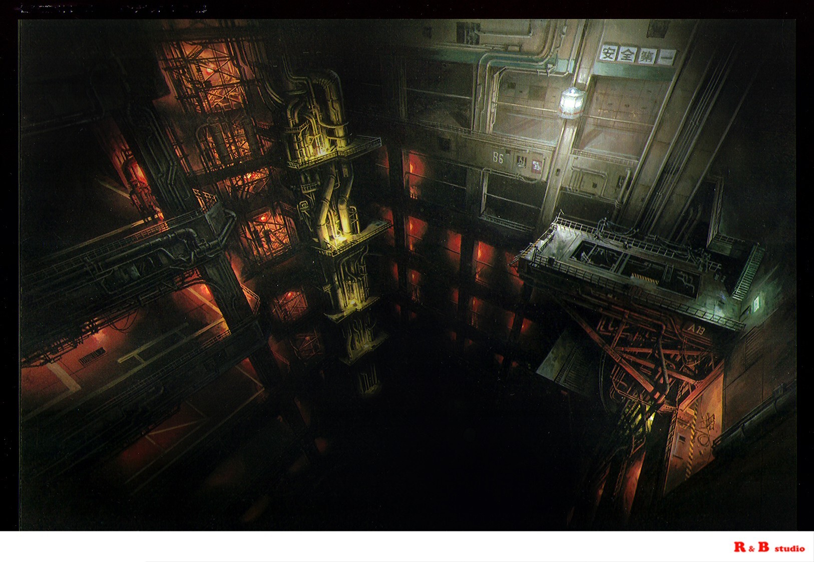 ArtStation - Cyberpunk Building (animation background / concept art)