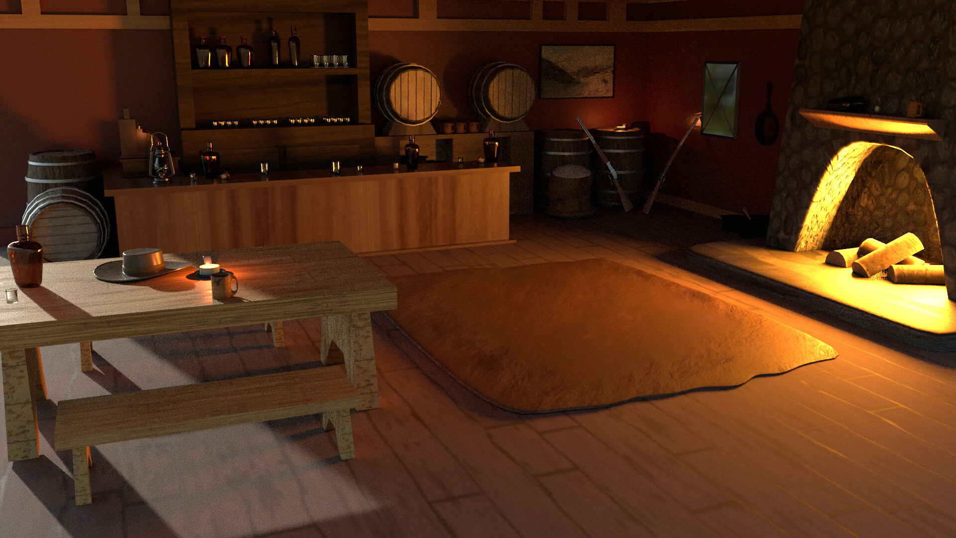 Logan Fabiani - Western Saloon Scene