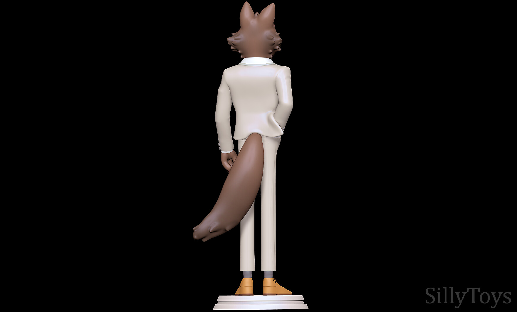 SillyToys - Mr. Wolf - The Bad Guys 3D print model