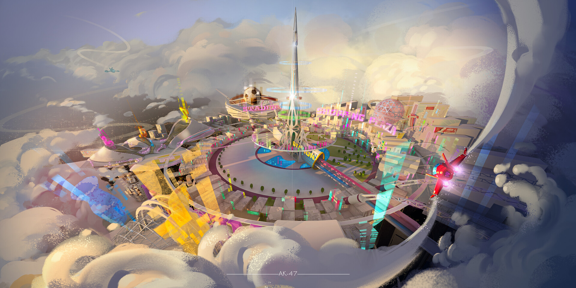 ArtStation - SKY CITY