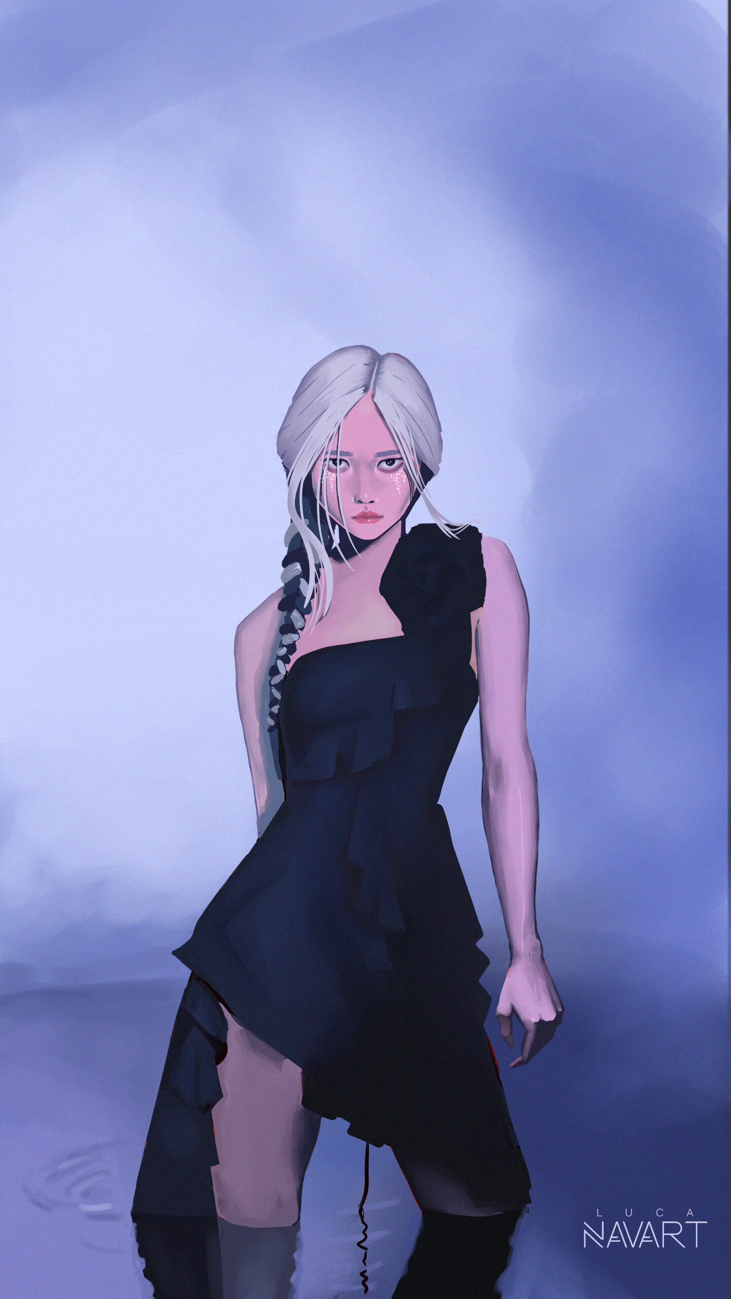 ArtStation - Rosé from Blackpink - Pink Venom