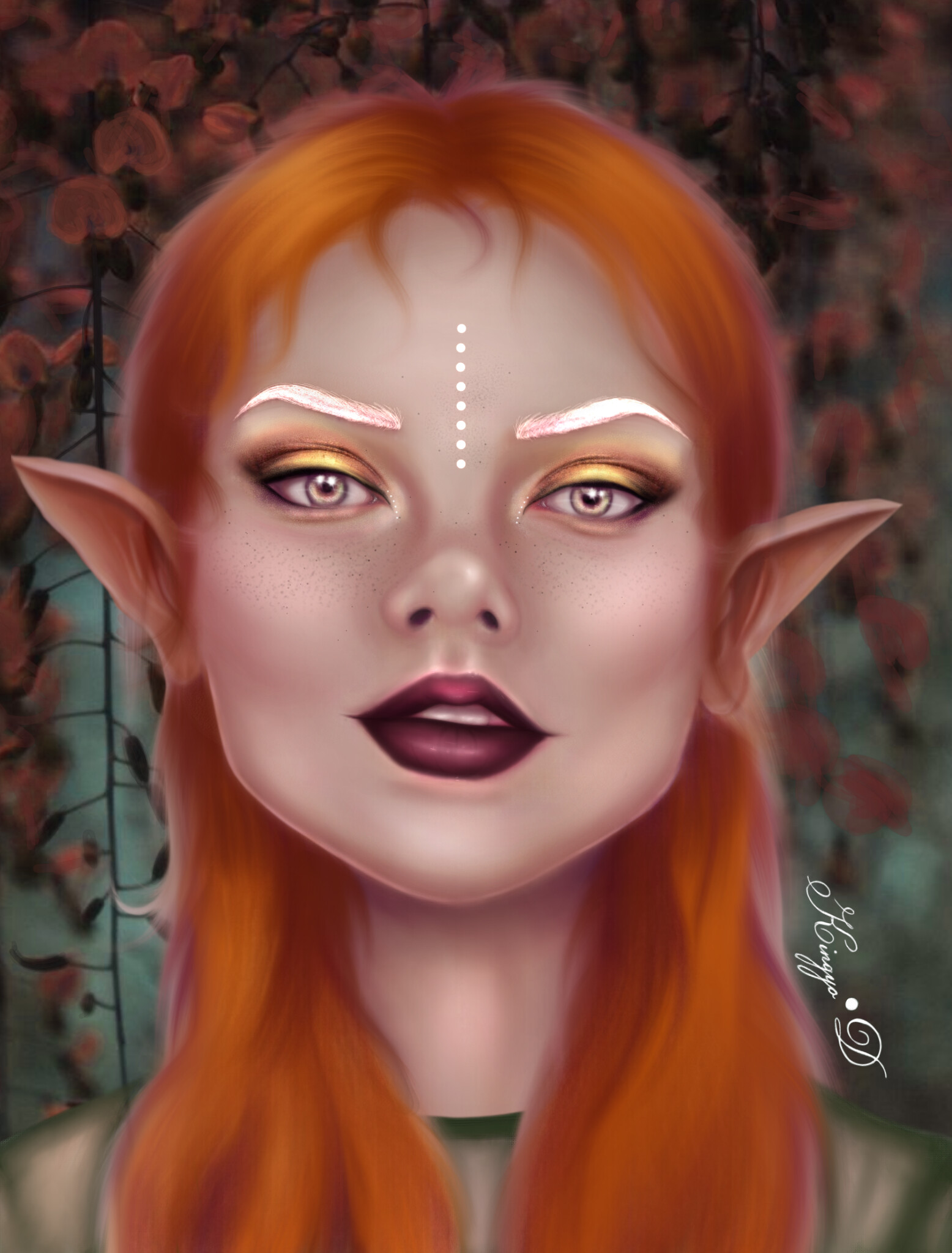 ArtStation - Elf of The Light Forest