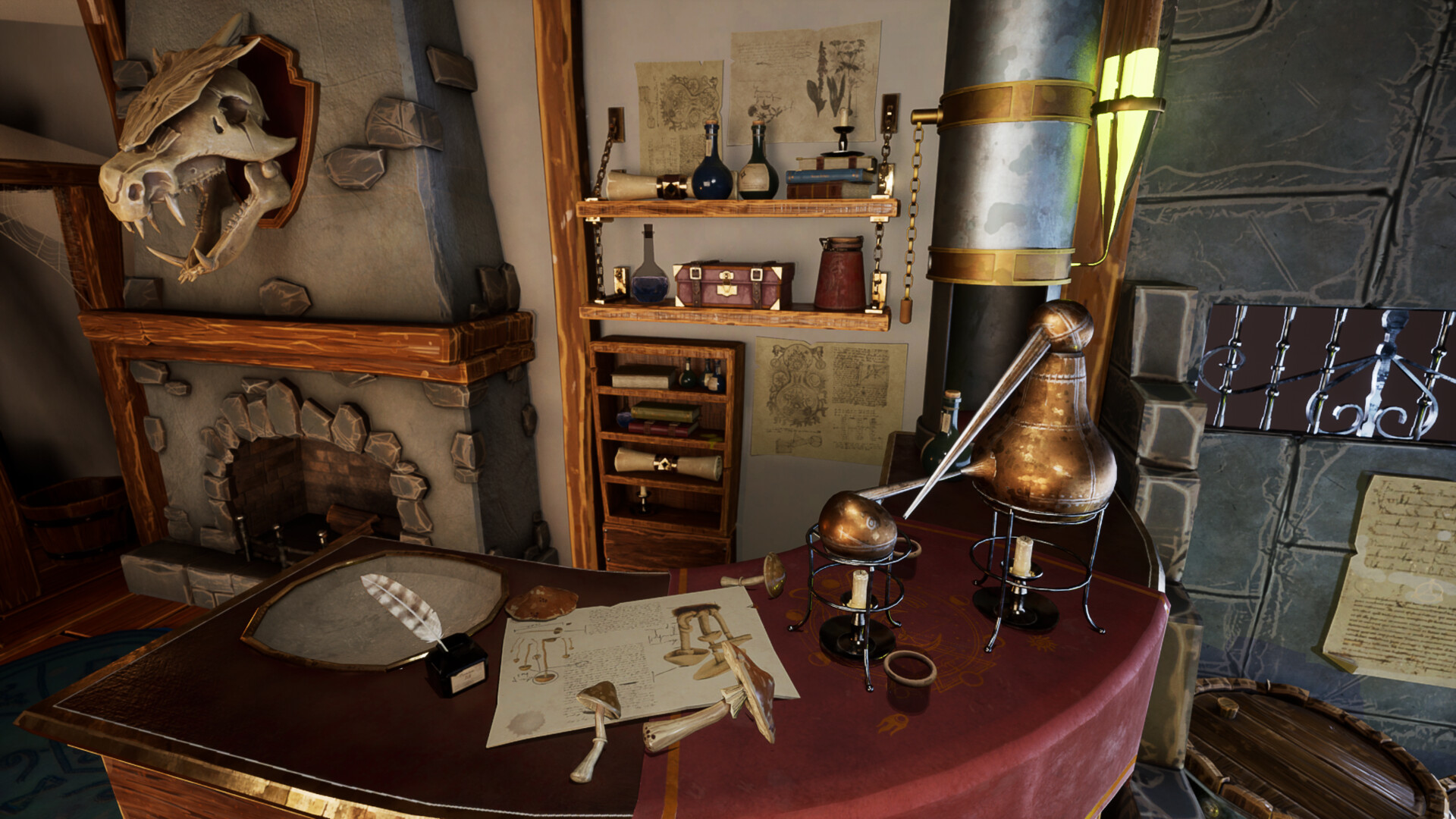 Titouan Lefrou - The alchemist Study room