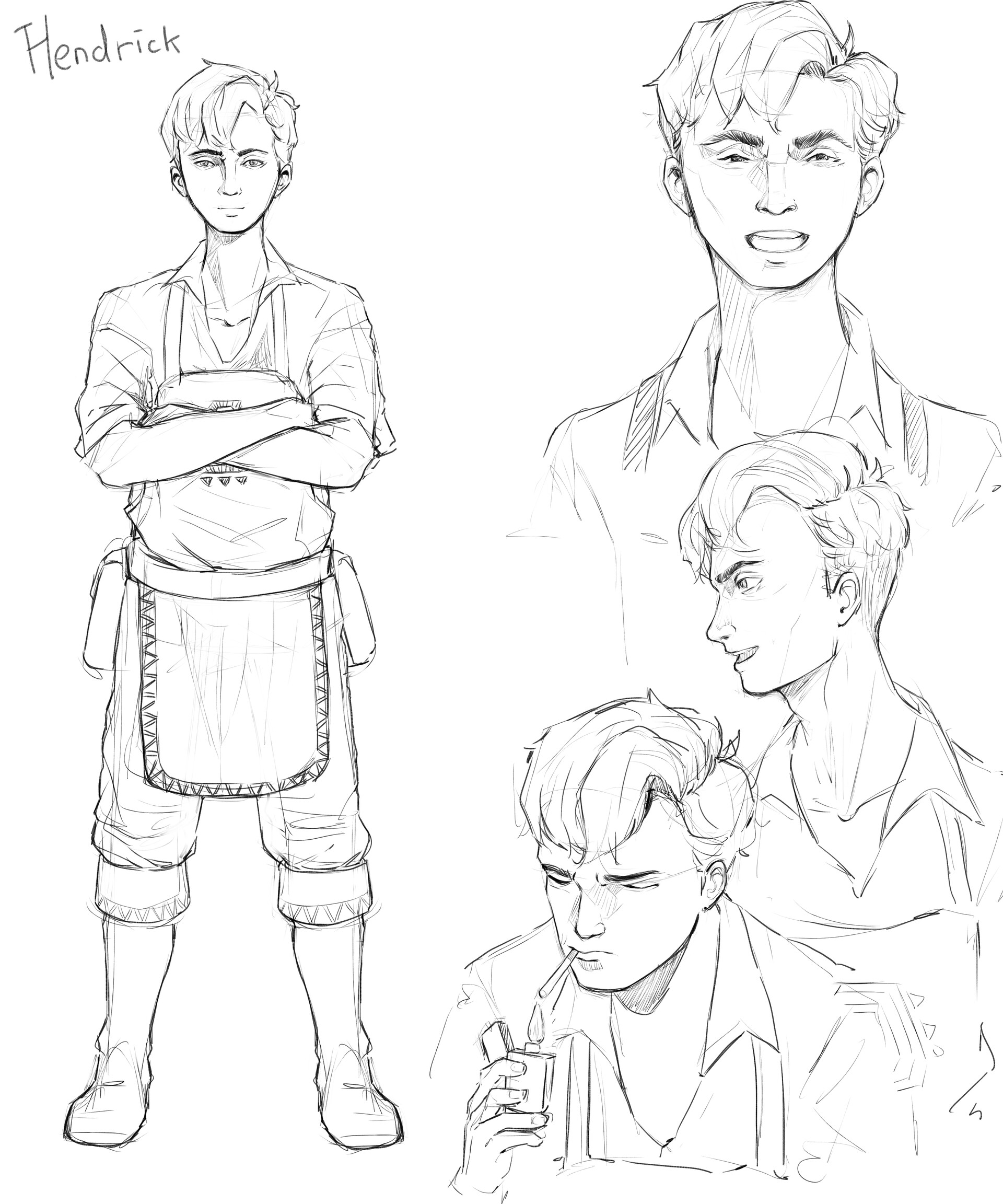 ArtStation - Hendrick Character Design