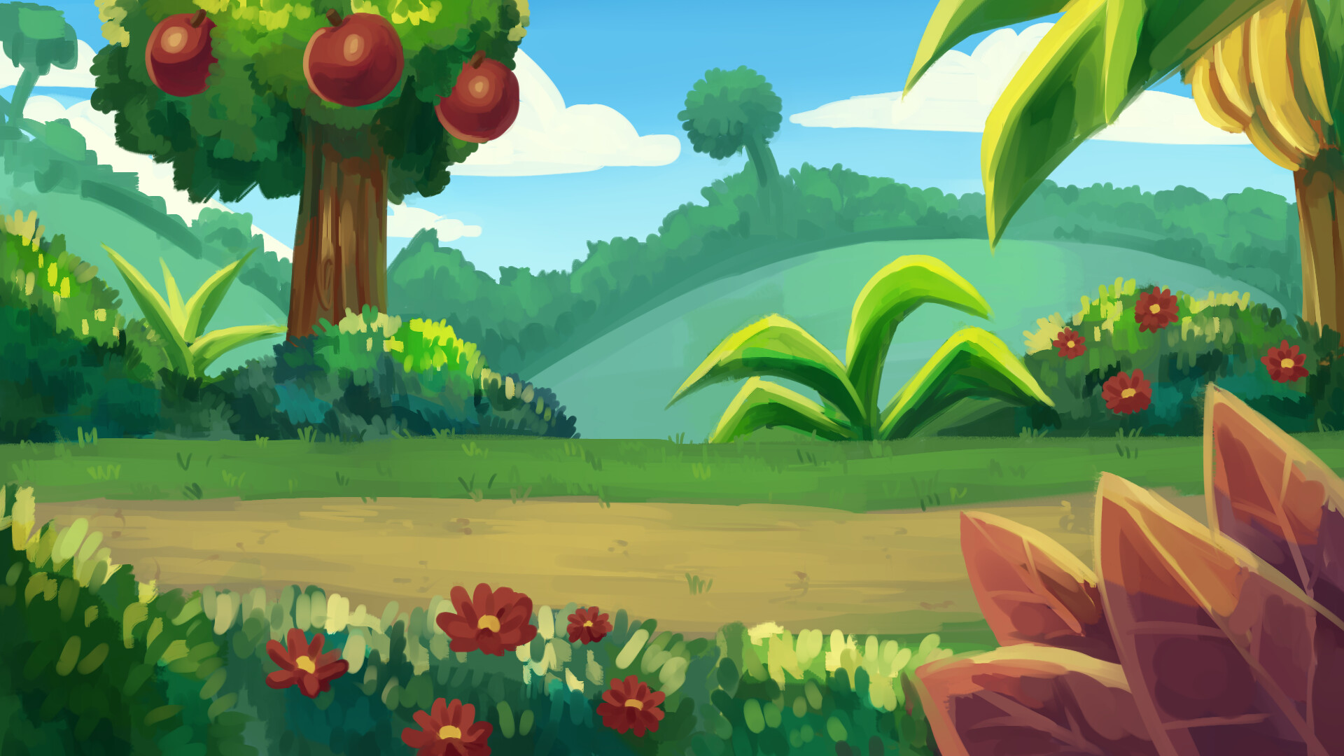 ArtStation - Forest Background