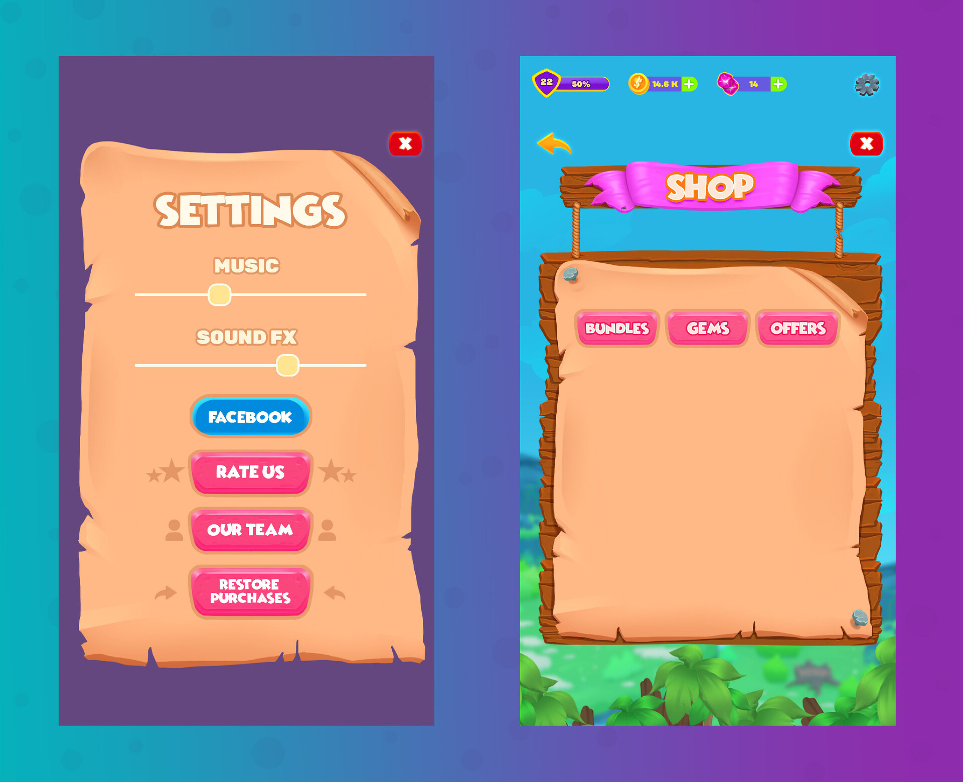 ArtStation - In game panels