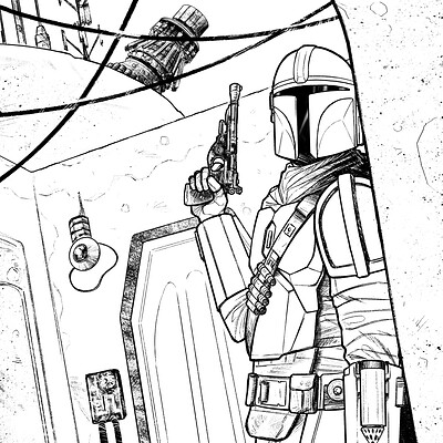 jango fett coloring page printable