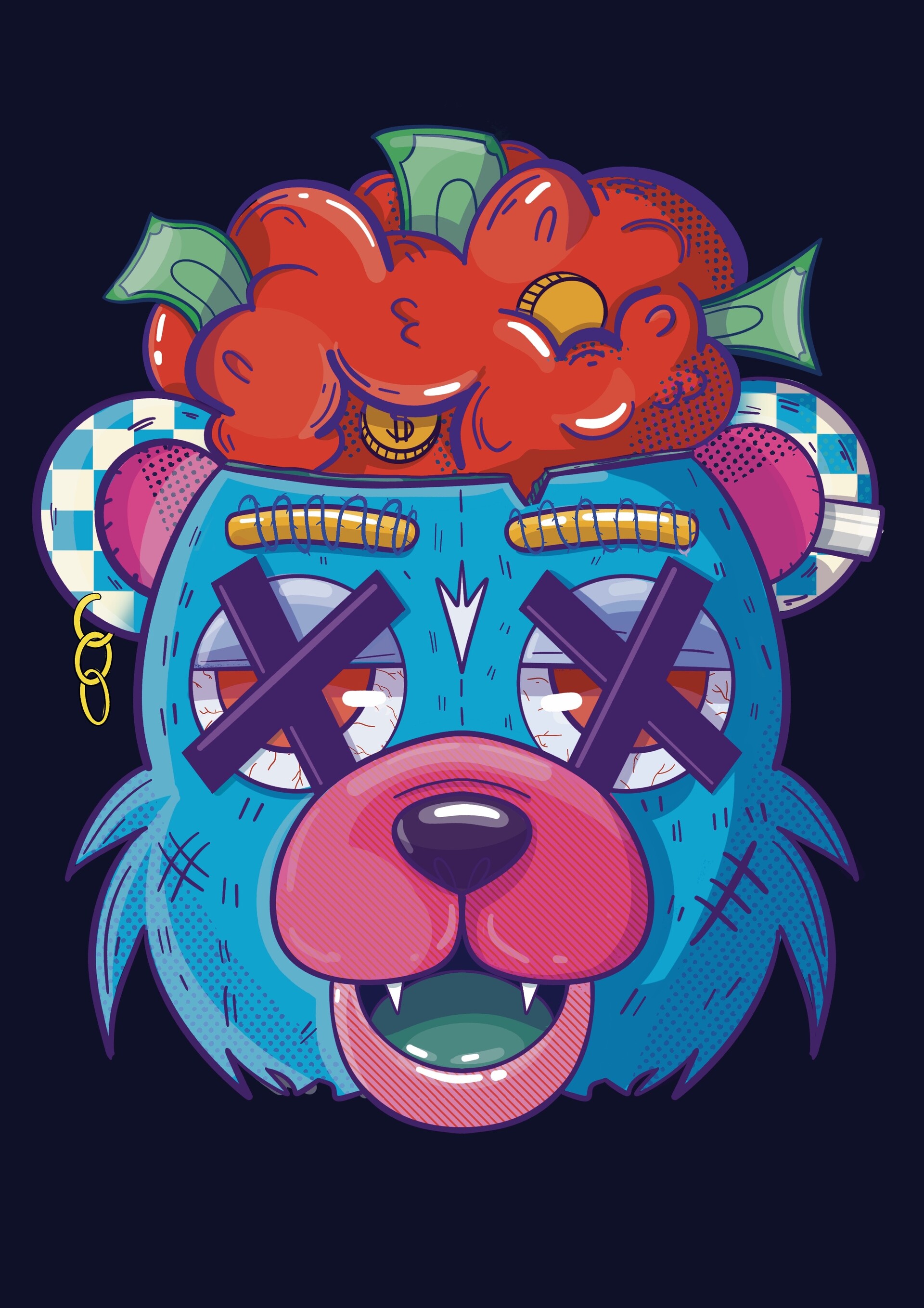 ArtStation - bear head \ character design