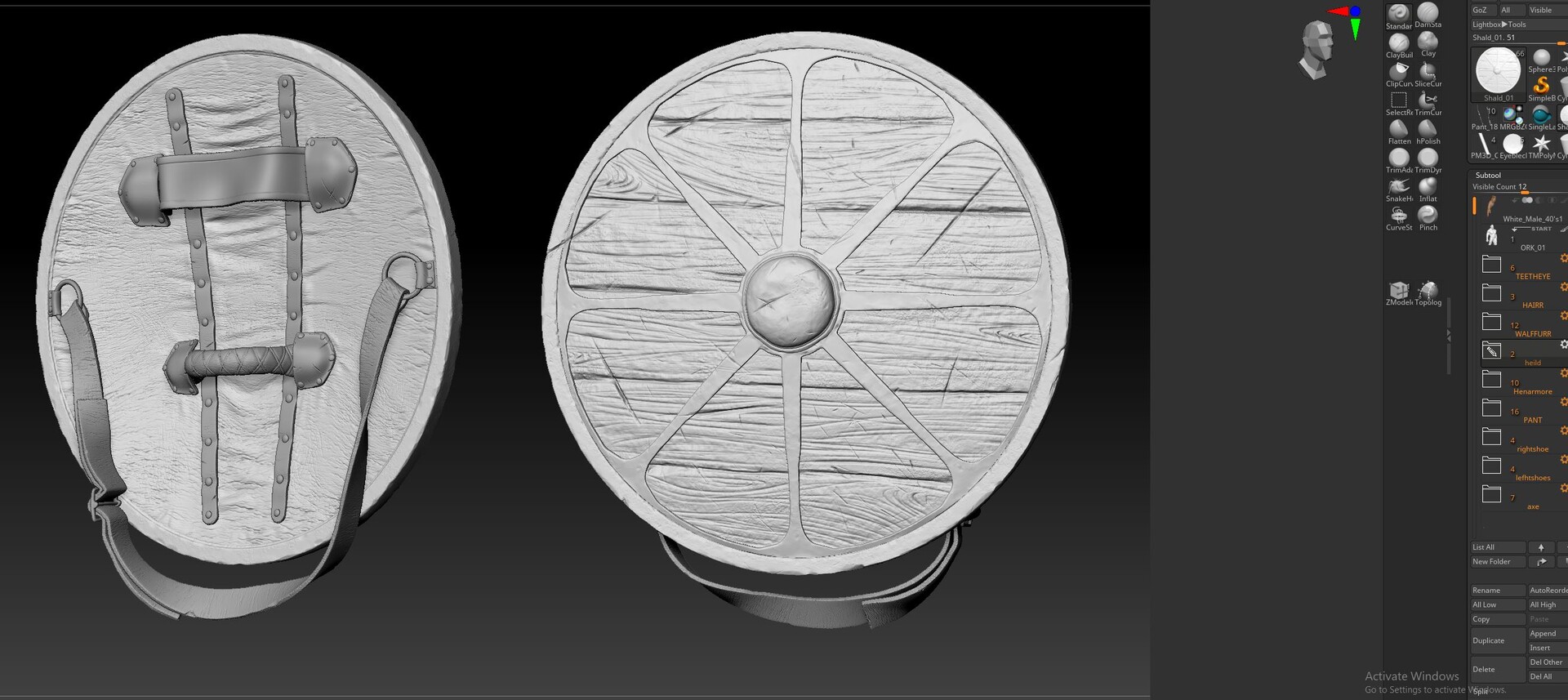 Bacho - World of Warcraft inspired Orc render