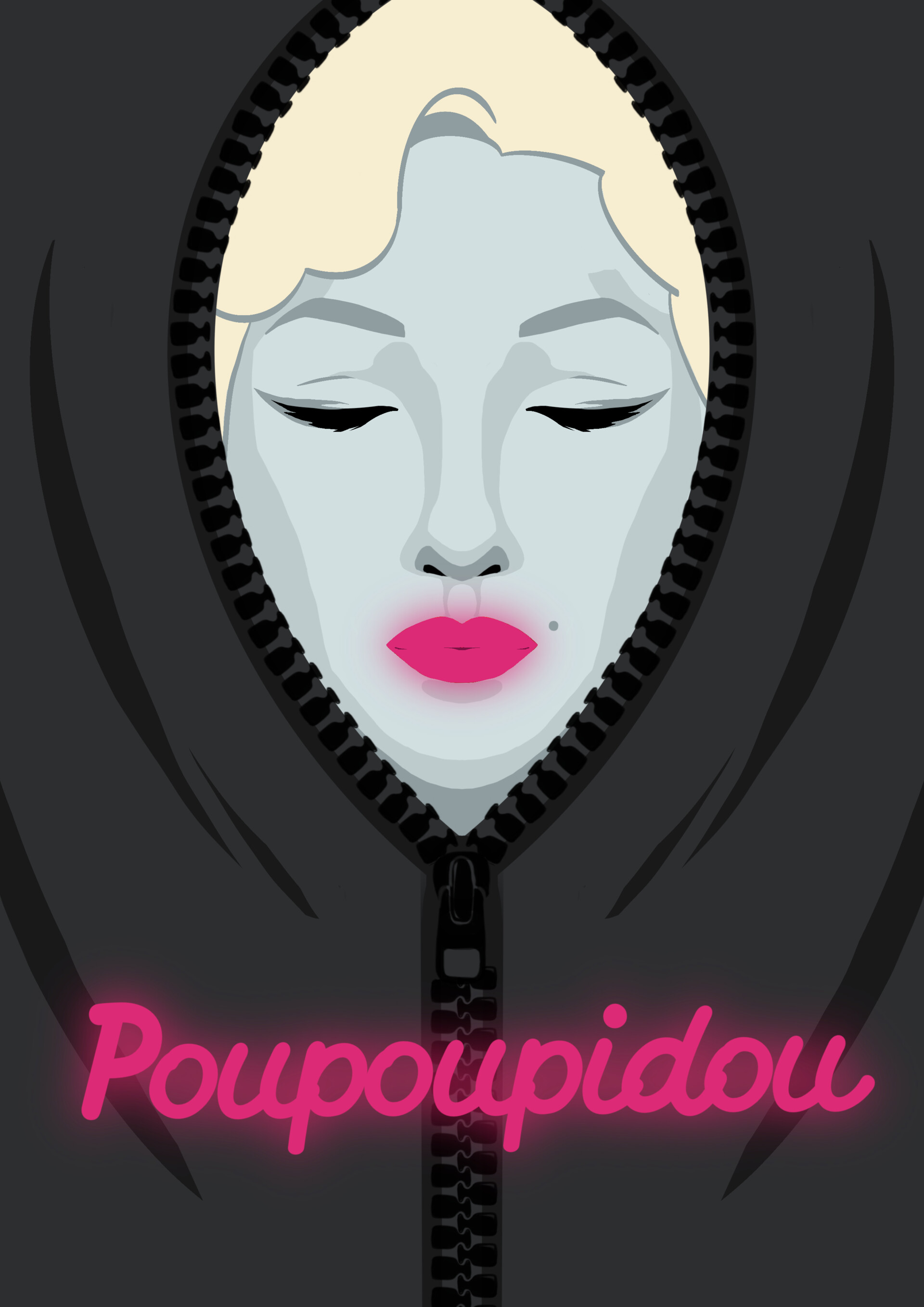 ArtStation - Poupoupidou minimalist poster