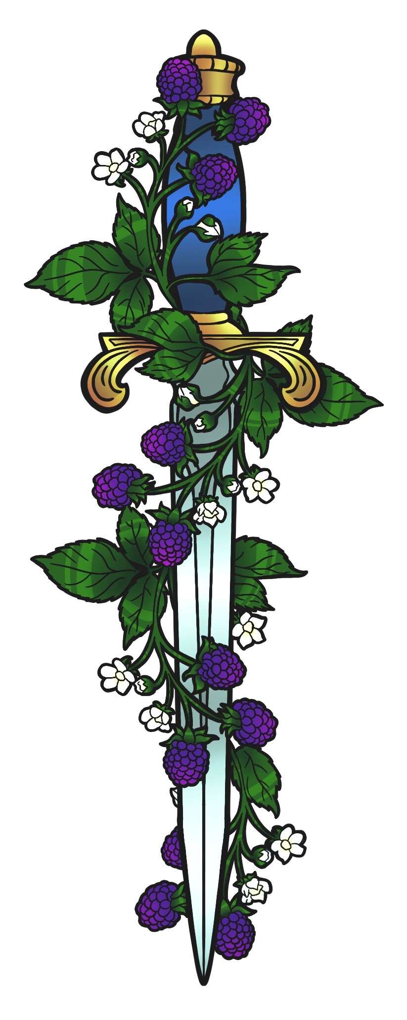 ArtStation - Floral Dagger