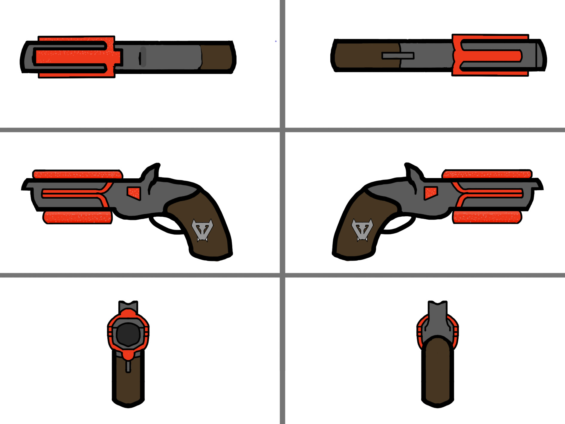 ArtStation - Gun art 2D