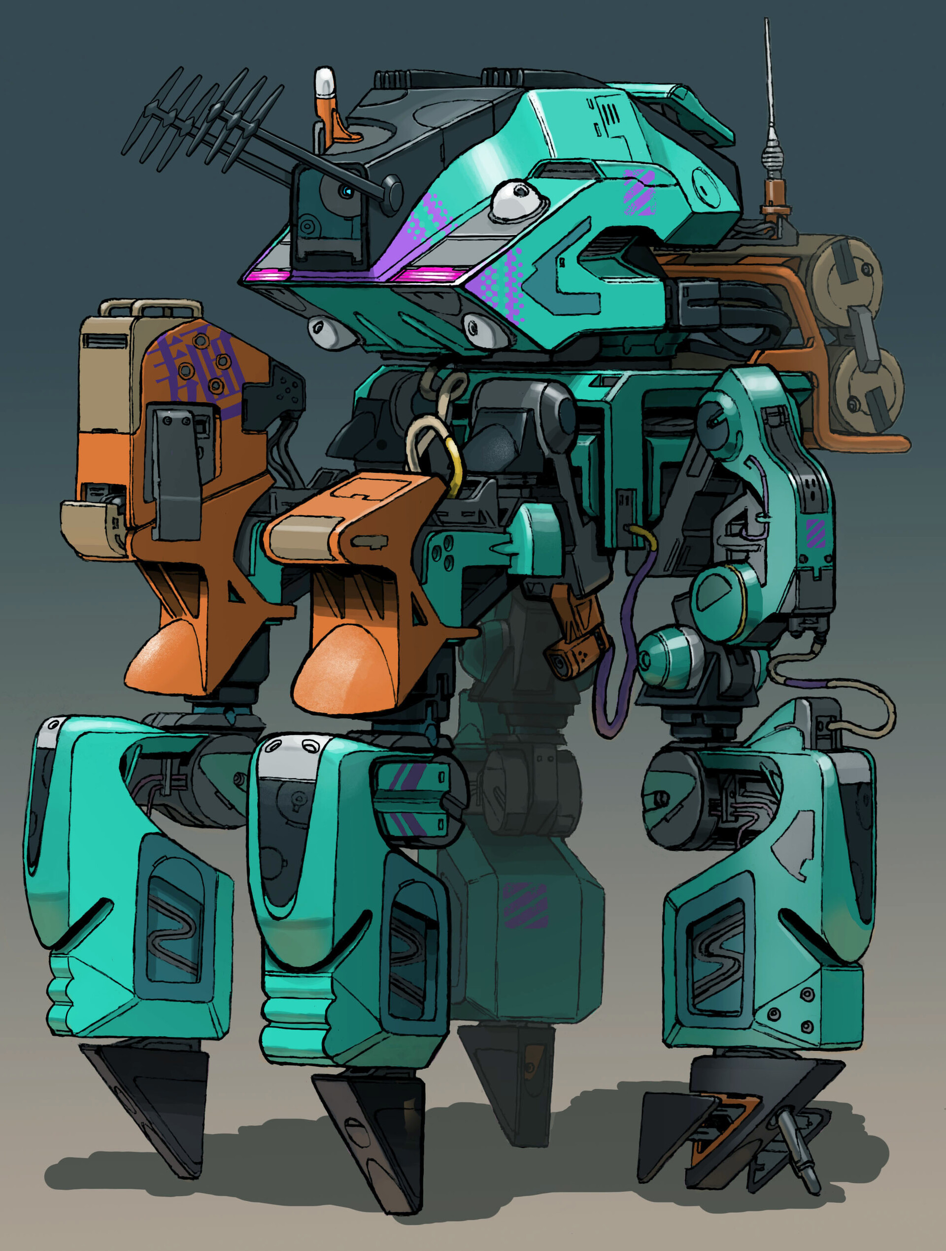 ArtStation - Original mecha pictures