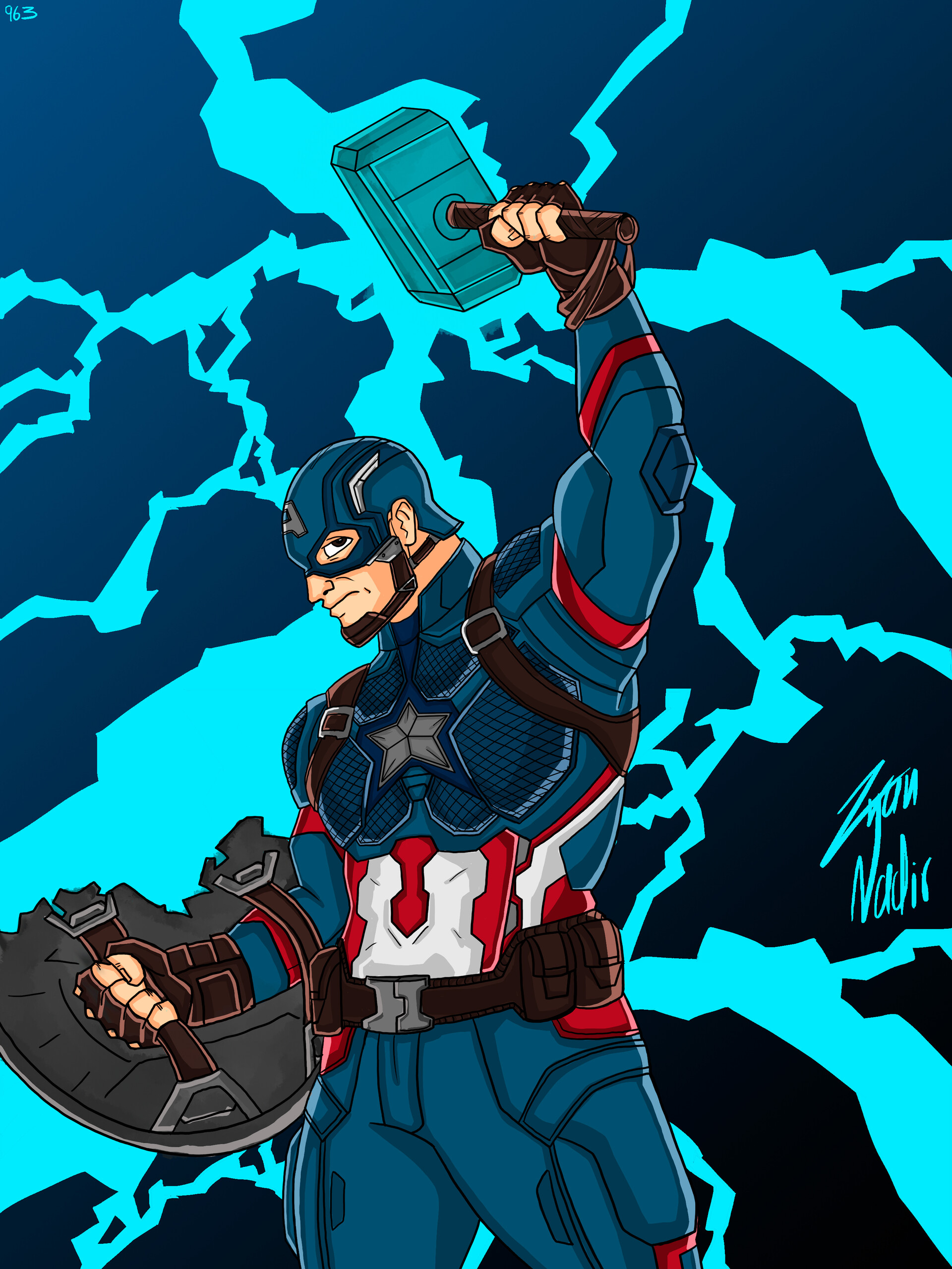 ArtStation - Capitán América/Steven Rogers