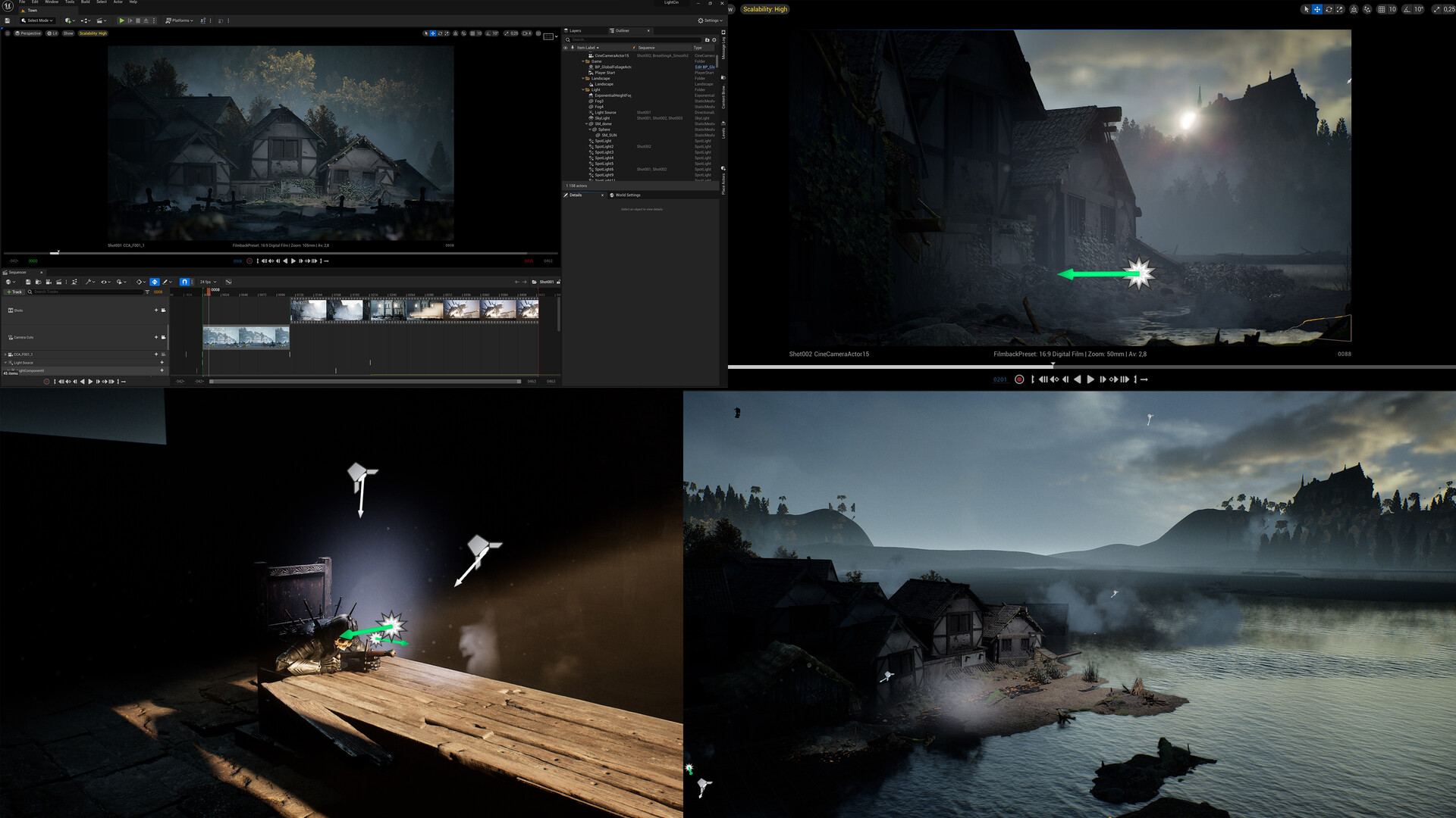 Dmitriy Shevchenko - Abandoned Village - Unreal Engine 5 Cinematic Scene