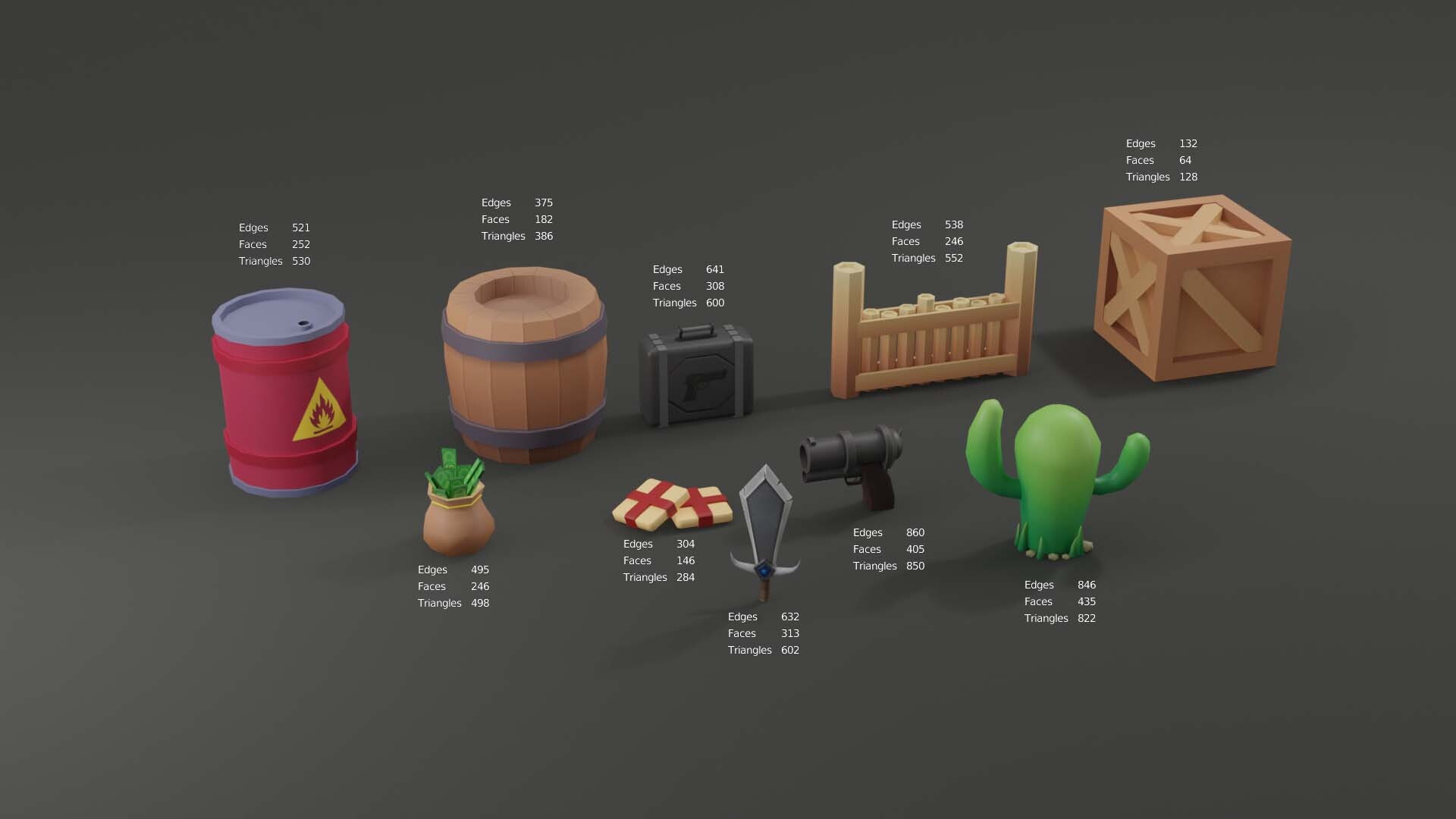 ArtStation - Low Poly Assets