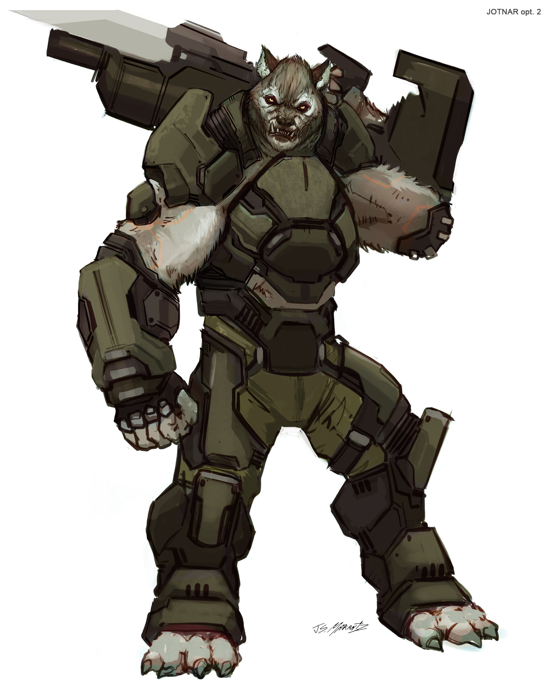 Jerad S. Marantz - JOTNAR SKETCHES for Archetype Entertainment