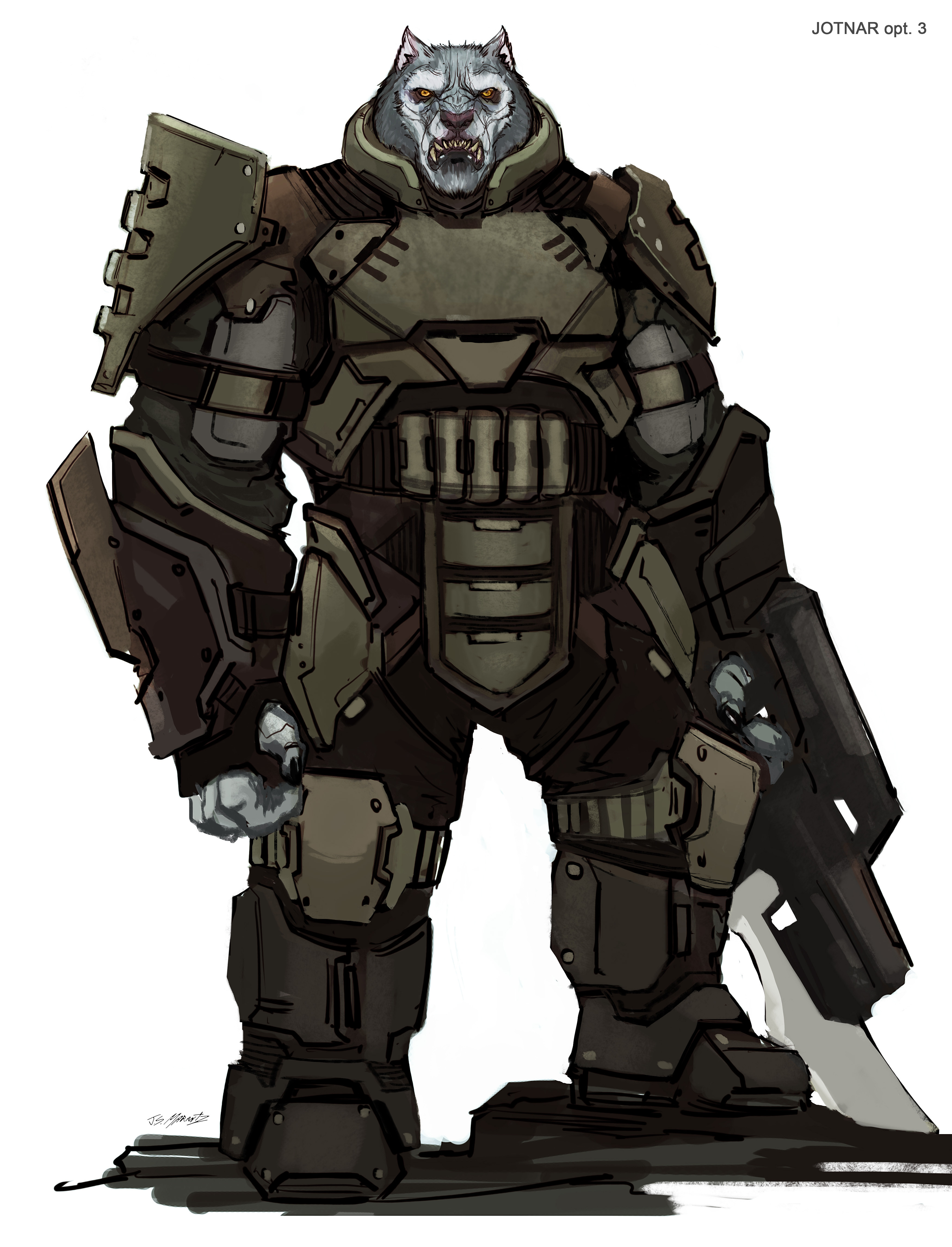 Jerad S. Marantz - JOTNAR SKETCHES for Archetype Entertainment