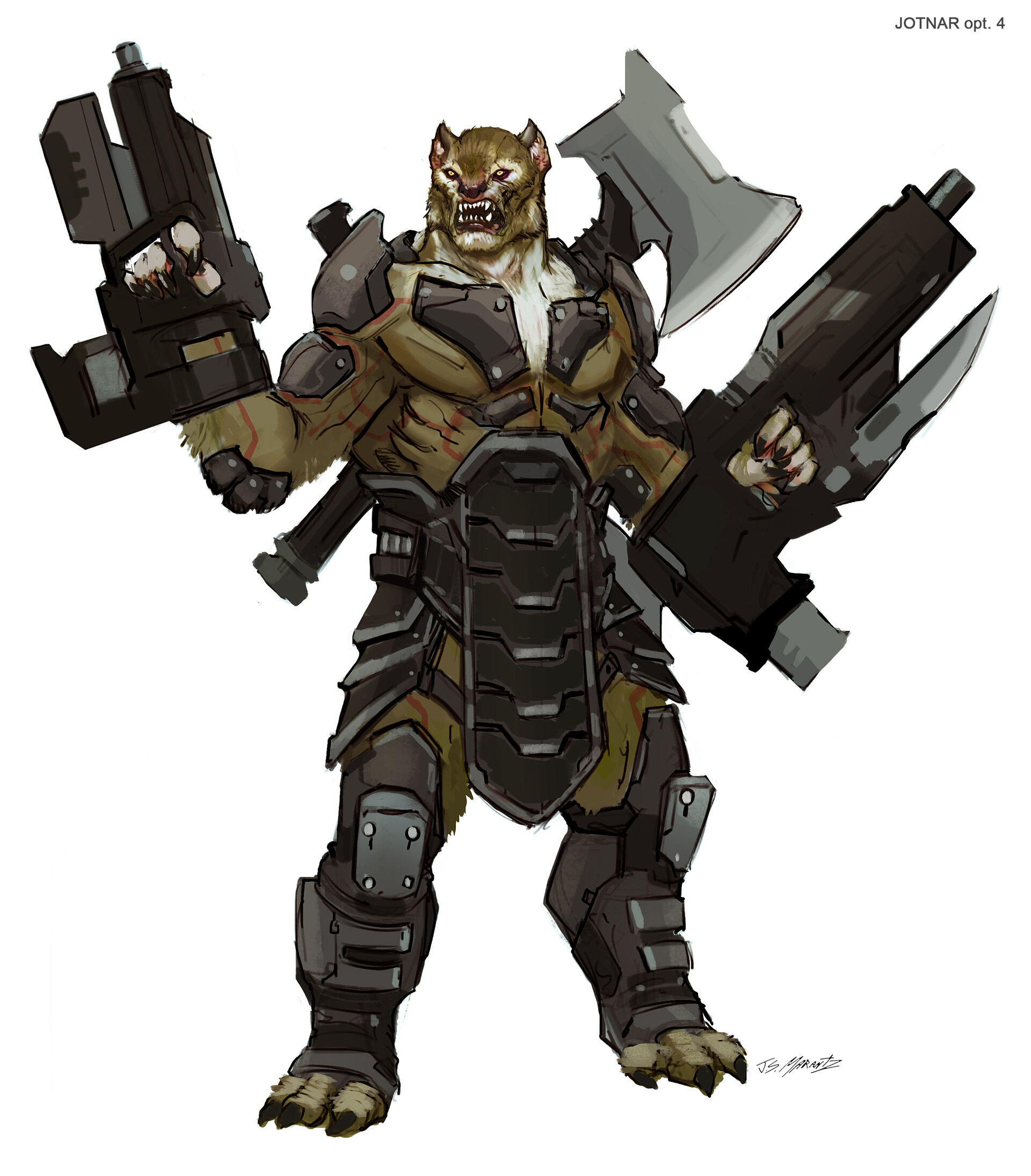 Jerad S. Marantz - JOTNAR SKETCHES for Archetype Entertainment