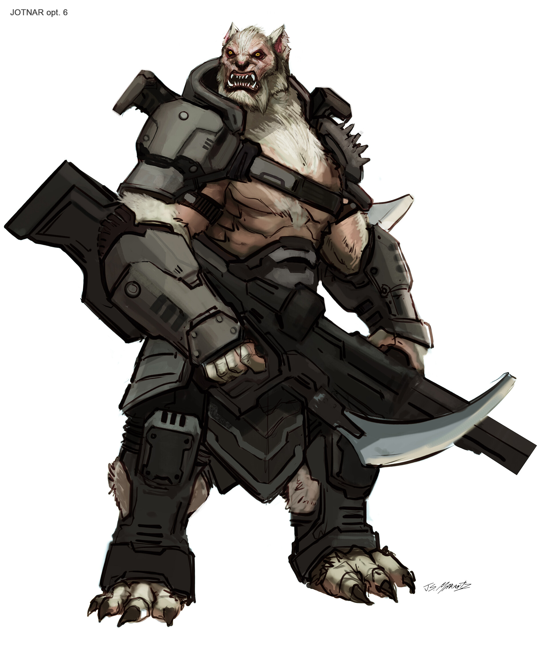 Jerad S. Marantz - JOTNAR SKETCHES for Archetype Entertainment