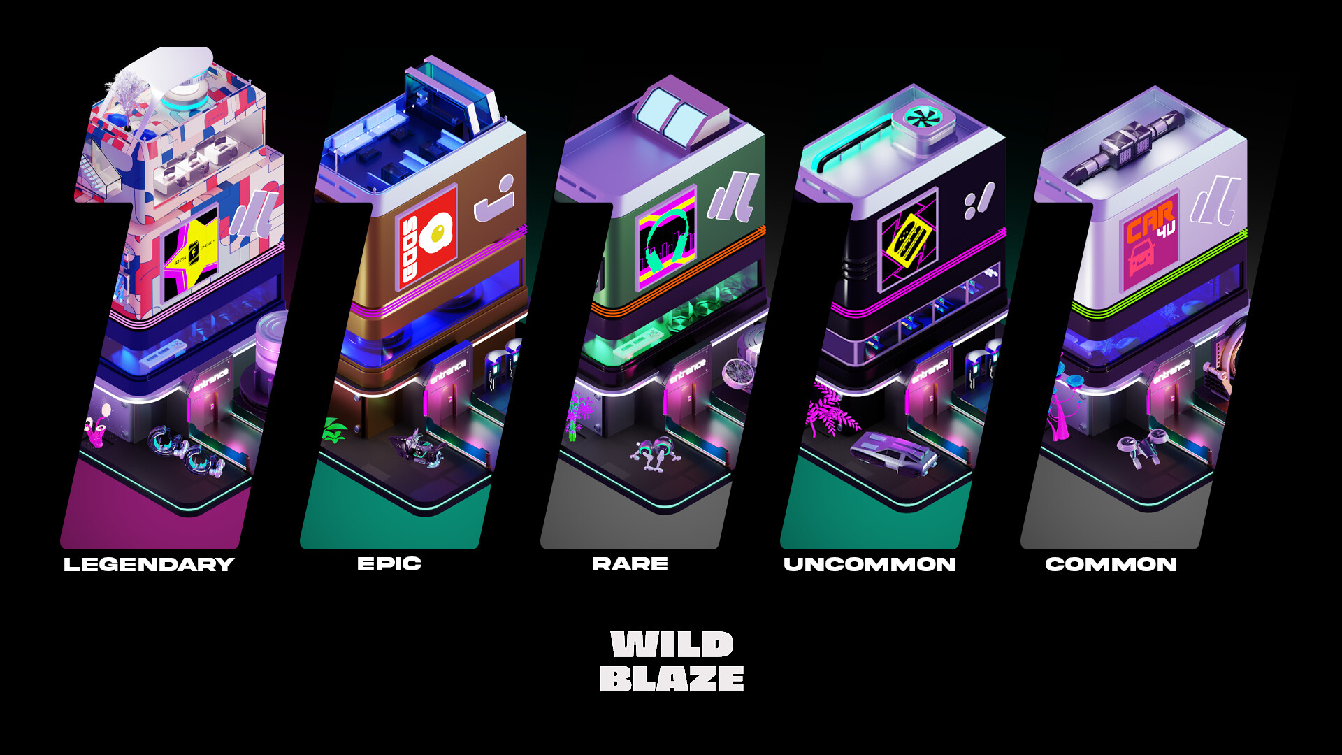 Wild Blaze - NFT project - Arenas, Esports One - Wild Blaze Studios