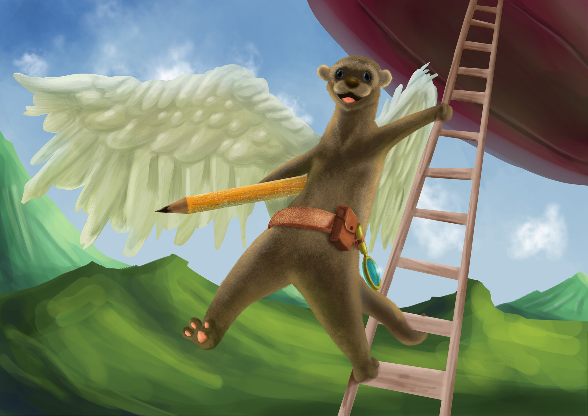 ArtStation - flying ferret