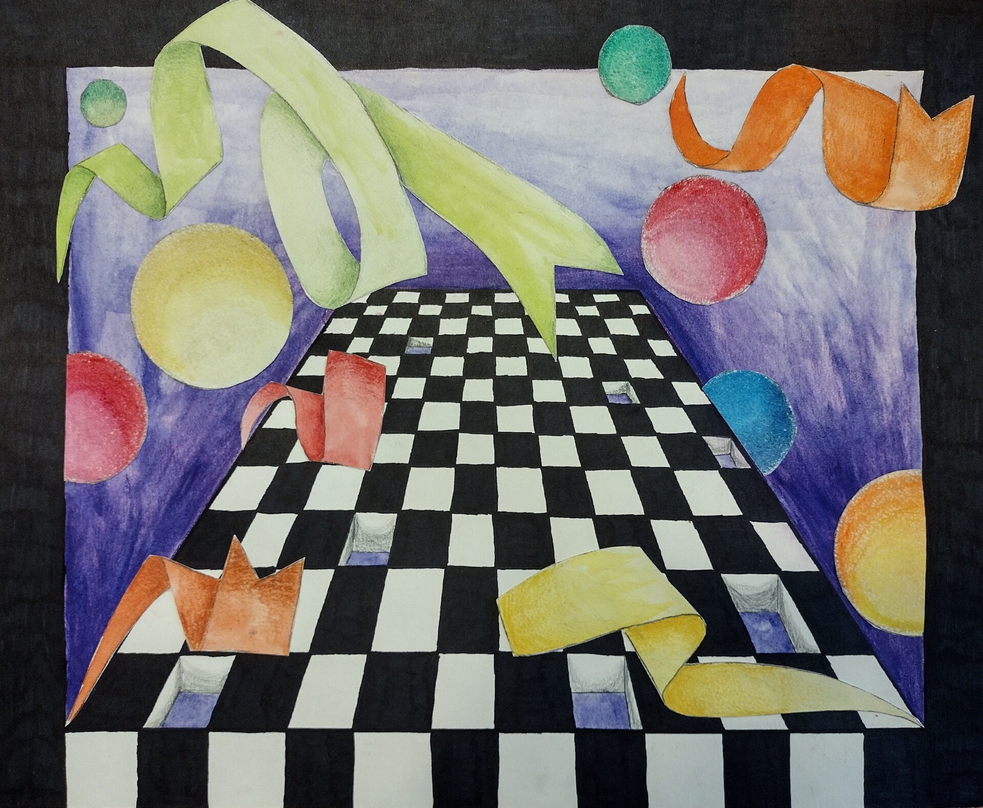 Hannah Miller - Abstract Checkerboard