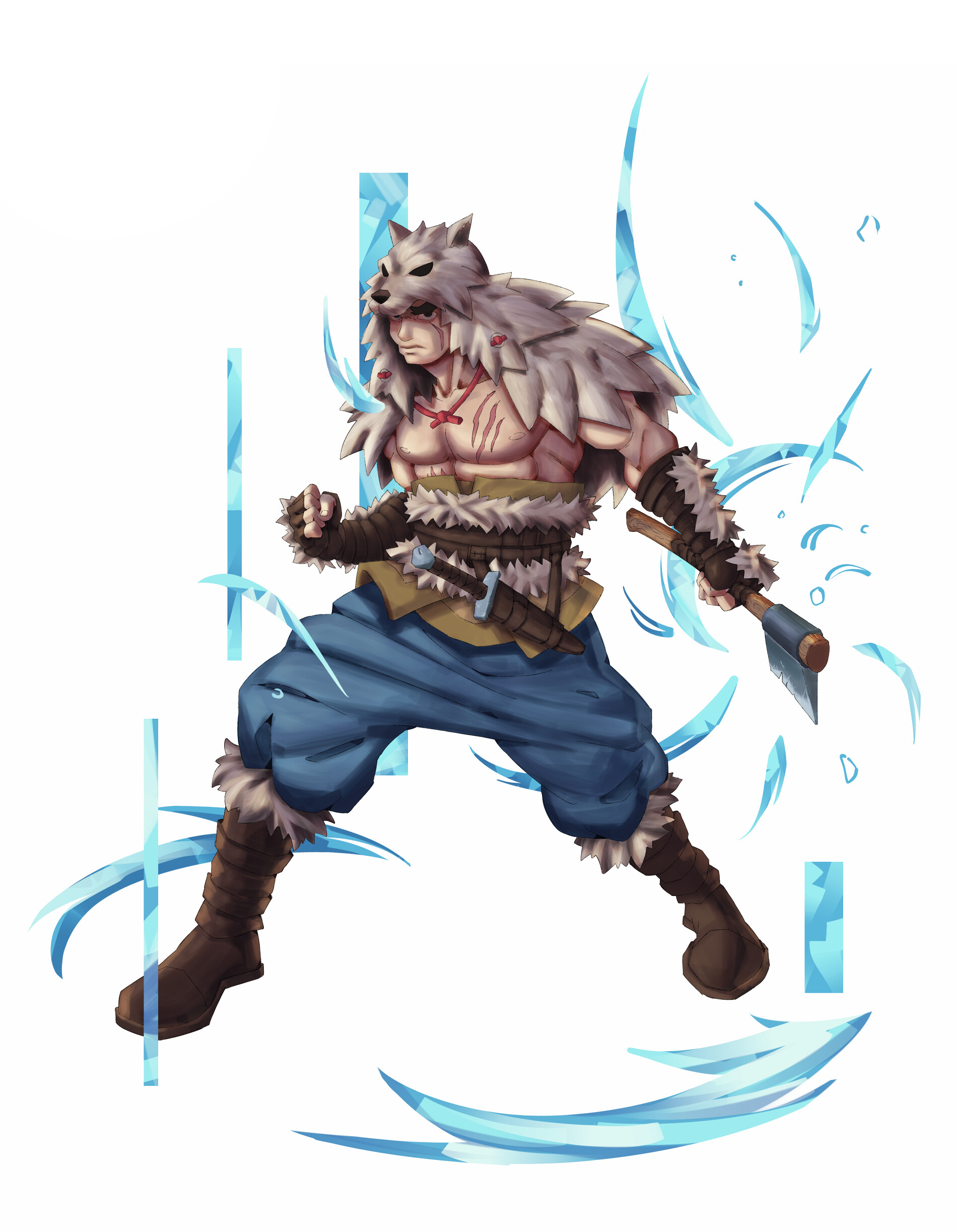 ArtStation - Snow Warrior Character