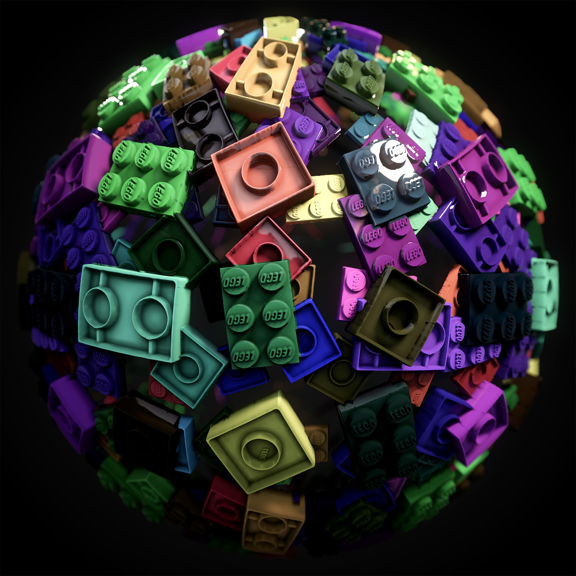 ArtStation - Lego Stack Material